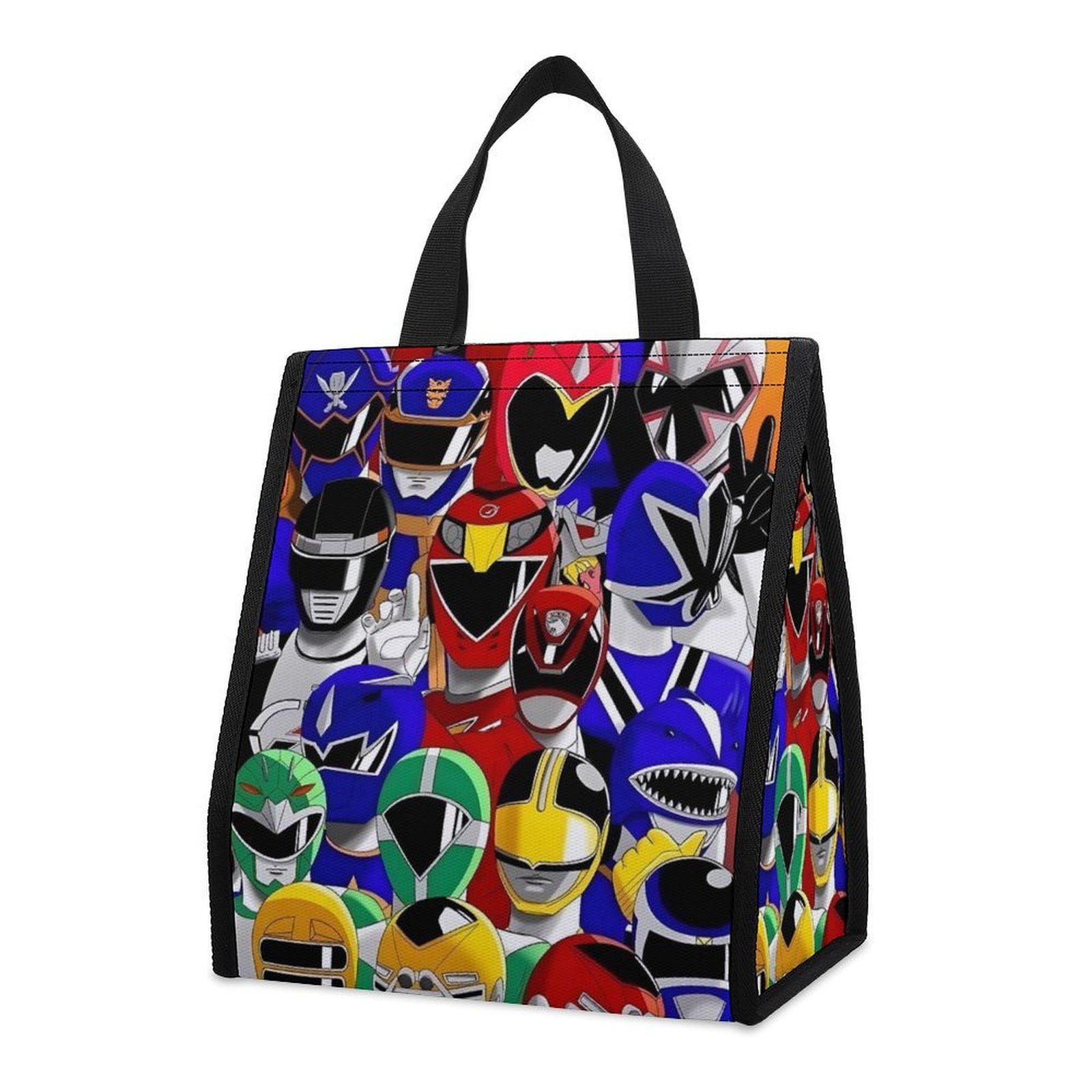 Power Rangers Folding Insulated Lunch Bag Portable Lunchbag Reusable ...