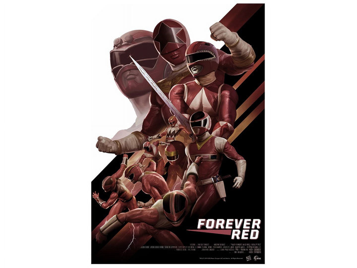 Power Rangers Forever Red Limited Edition Art Print (Variant Ver ...
