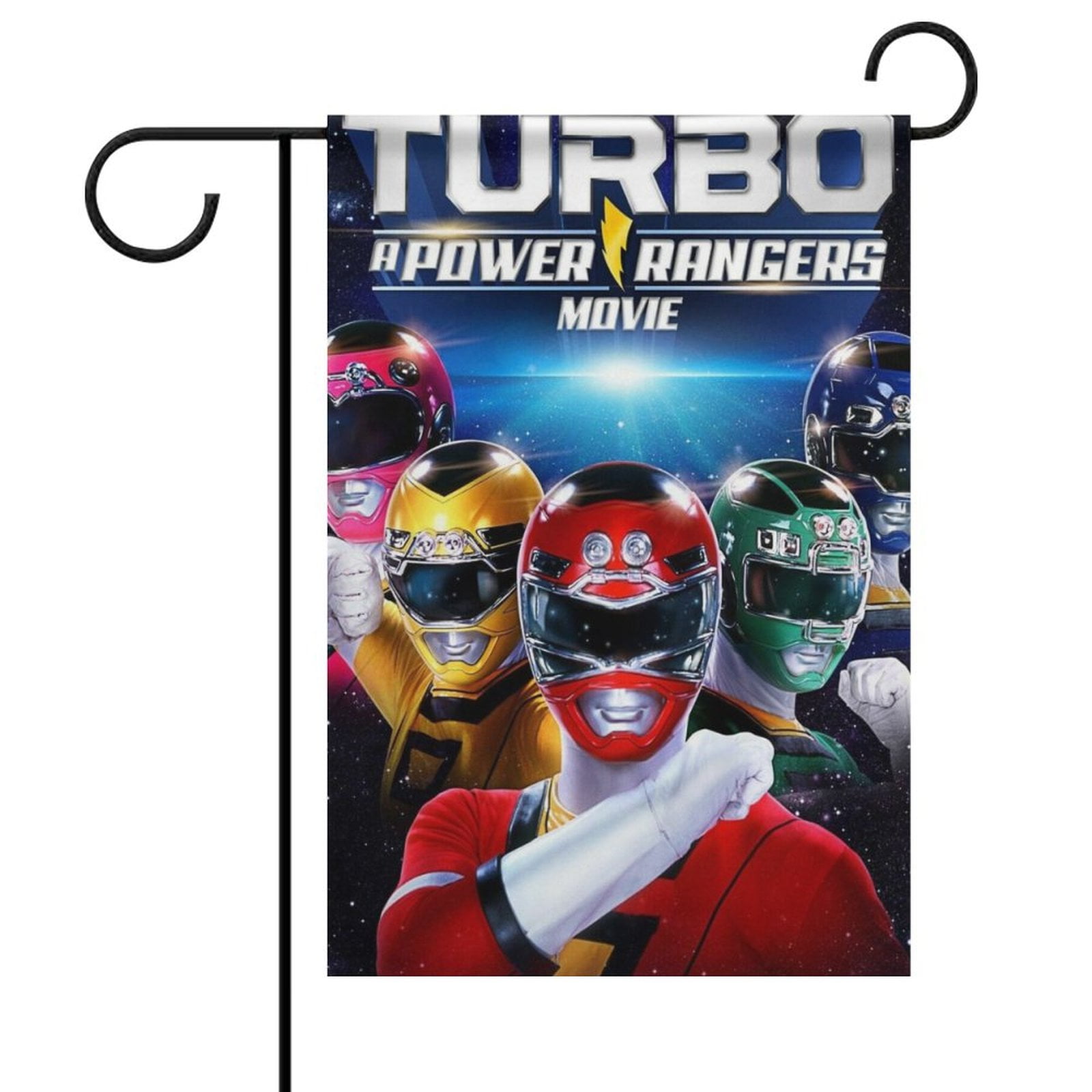 Power Rangers Garden Banner - Double-Sided House Outdoor Flag for Yard ...