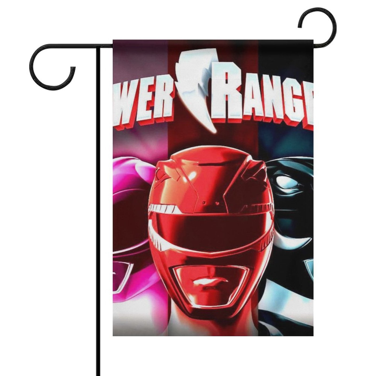 Power Rangers Garden Banner - Double-Sided House Outdoor Flag for Yard ...