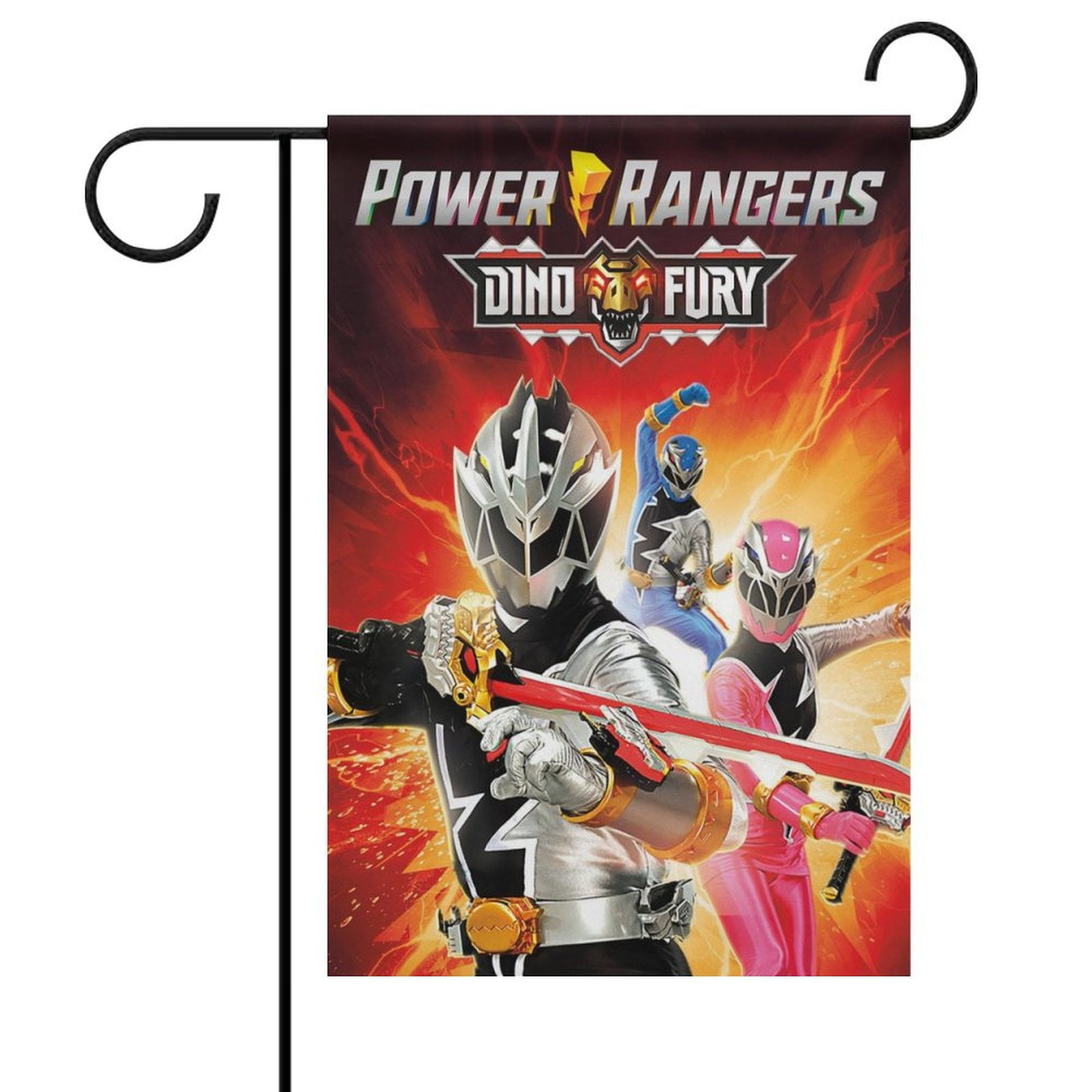 Power Rangers Garden Banner - Double-Sided House Outdoor Flag for Yard ...