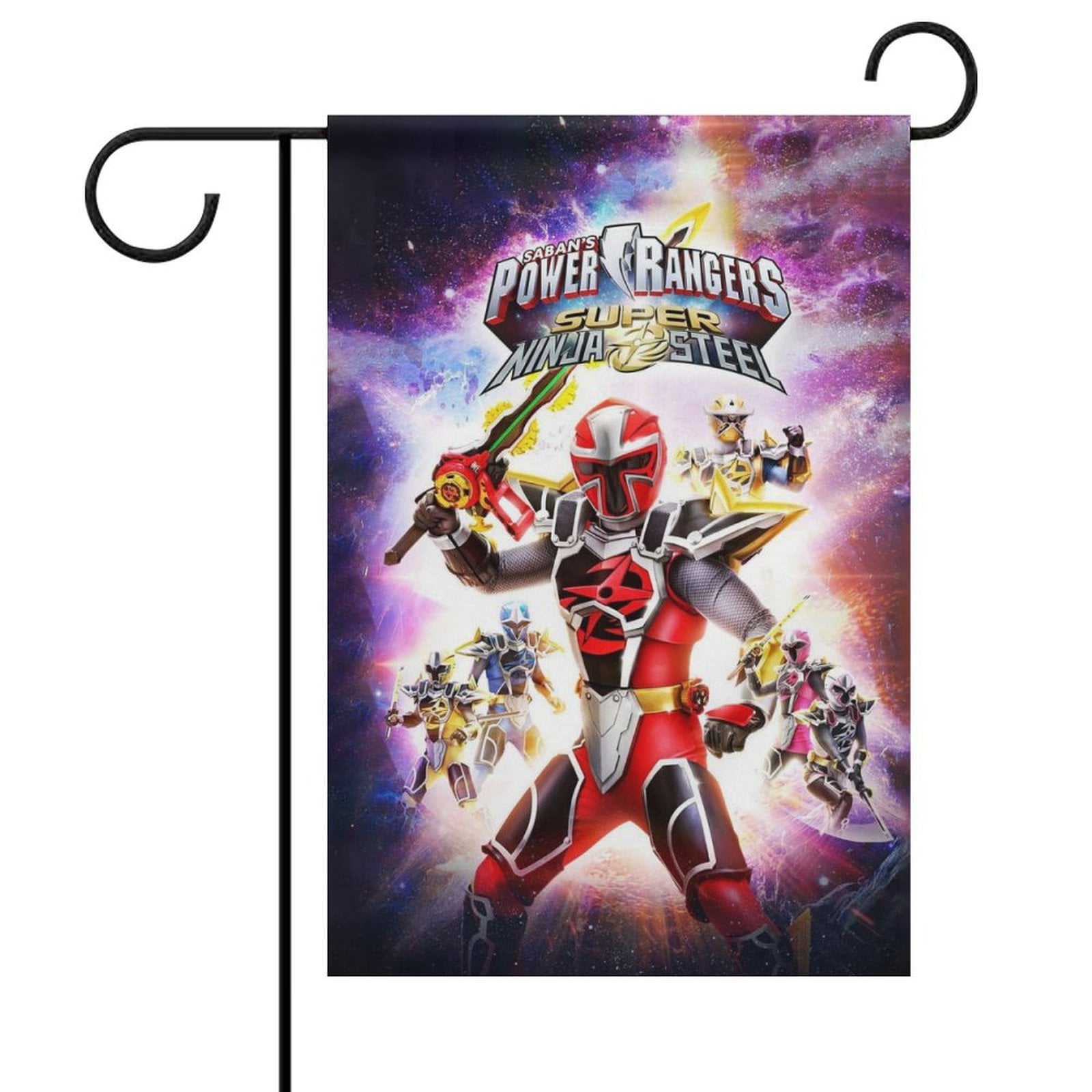 Power Rangers Garden Banner - Double-Sided House Outdoor Flag for Yard ...