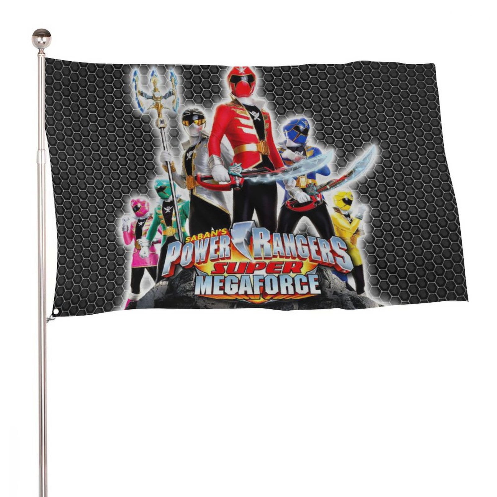 Power Rangers Garden Banner - Double-Sided House Outdoor Flag for Yard ...