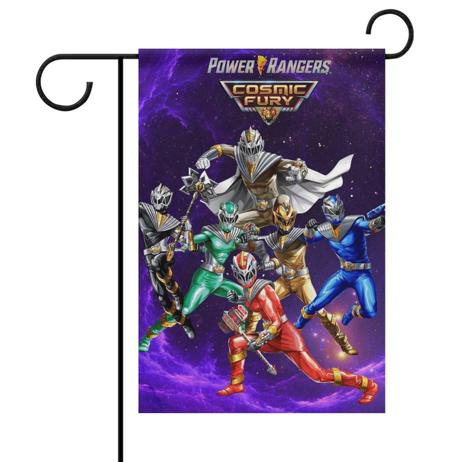 Power Rangers Garden Banner - Double-Sided House Outdoor Flag for Yard ...