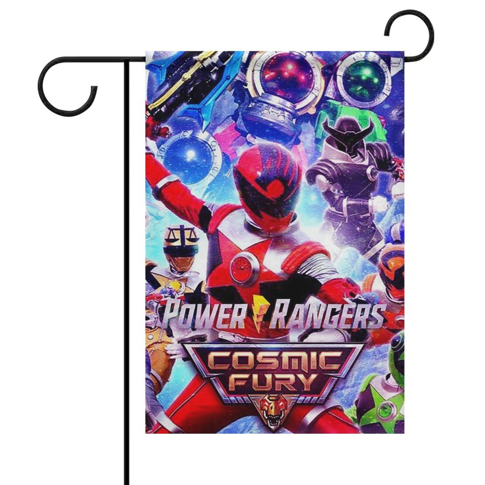 Power Rangers Garden Banner - Double-Sided House Outdoor Flag for Yard ...