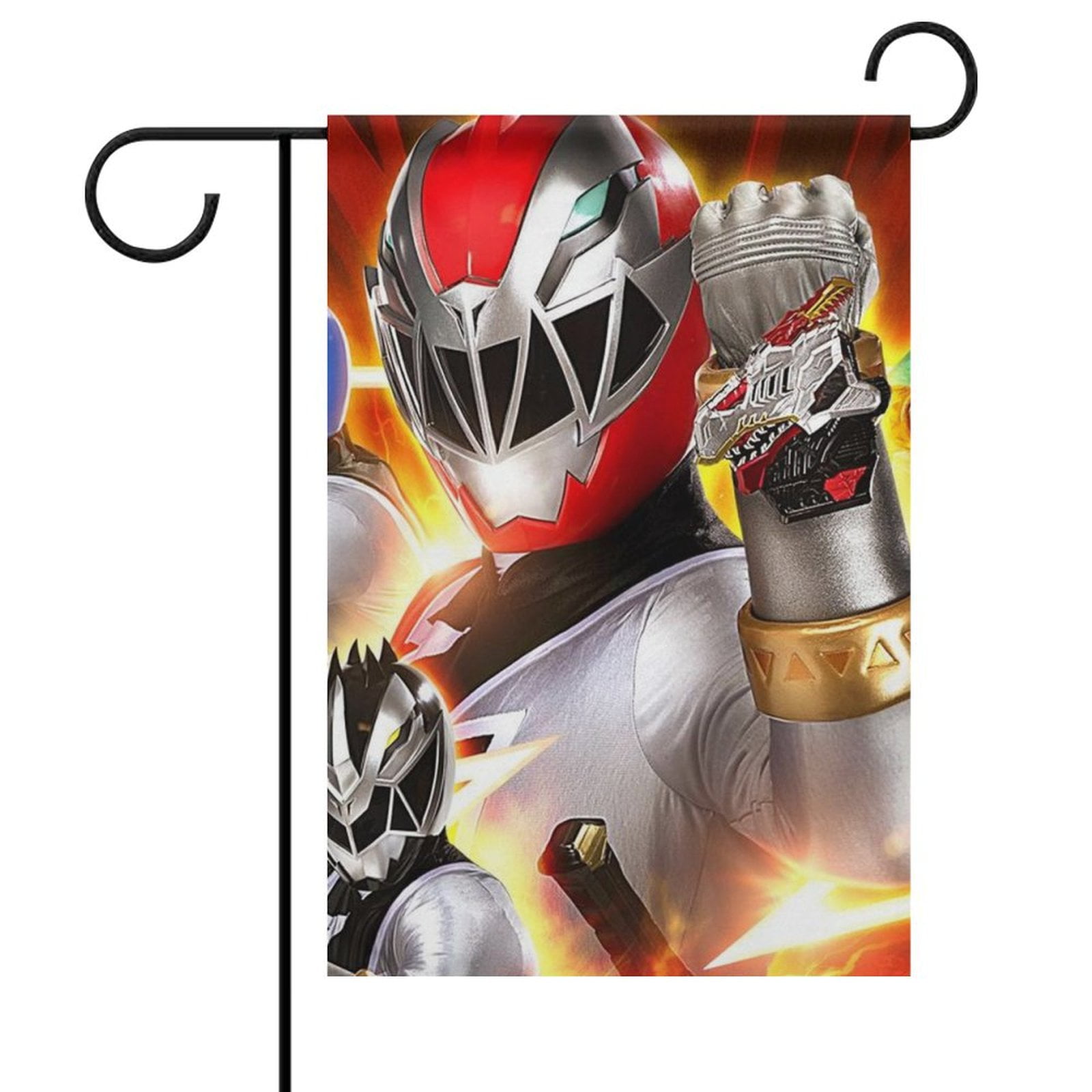 Power Rangers Garden Banner - Double-Sided House Outdoor Flag for Yard ...