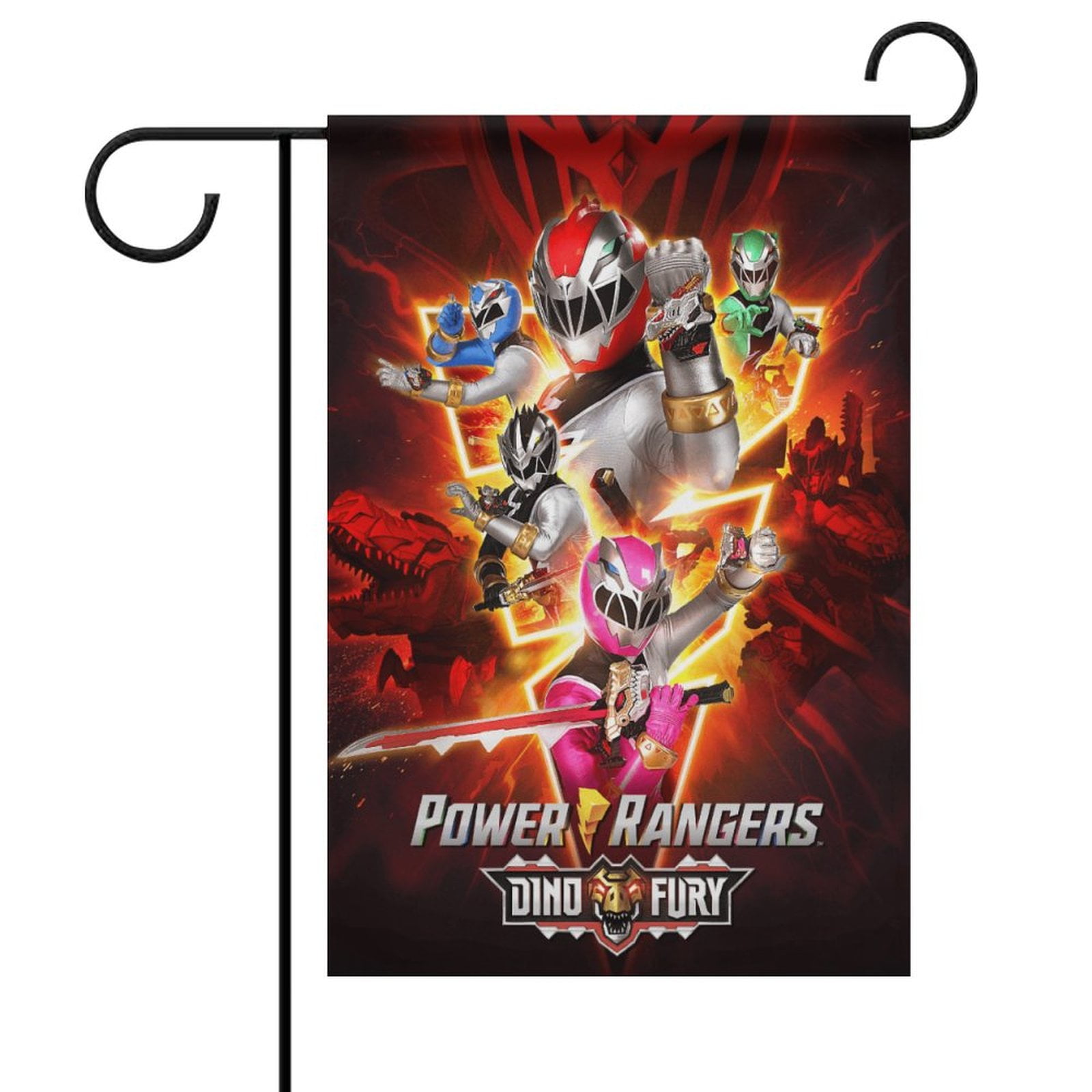 Power Rangers Garden Banner - Double-Sided House Outdoor Flag for Yard ...