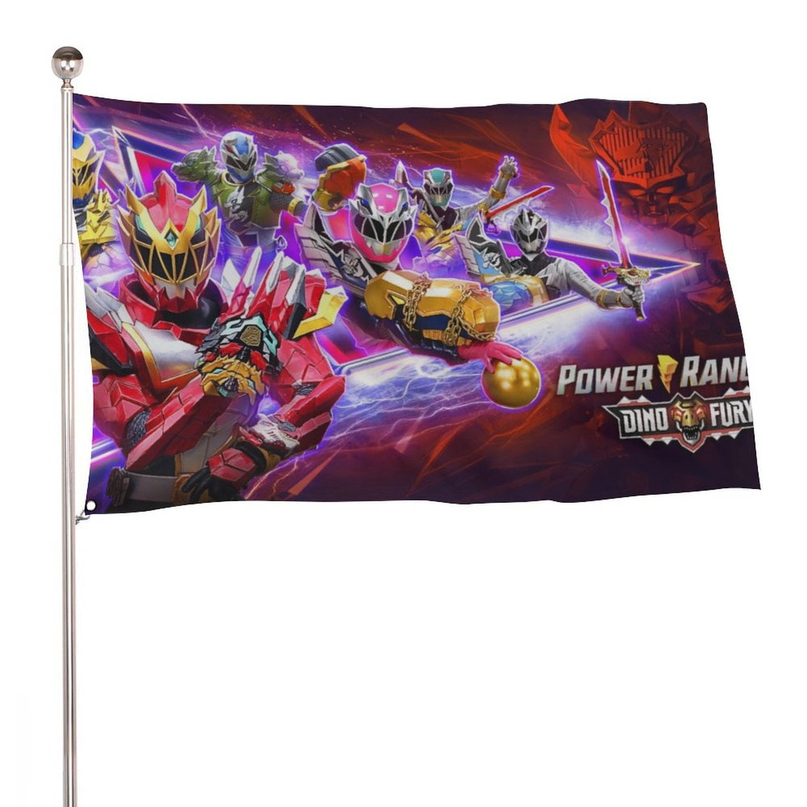 Power Rangers Garden Banner - Double-Sided House Outdoor Flag for Yard ...