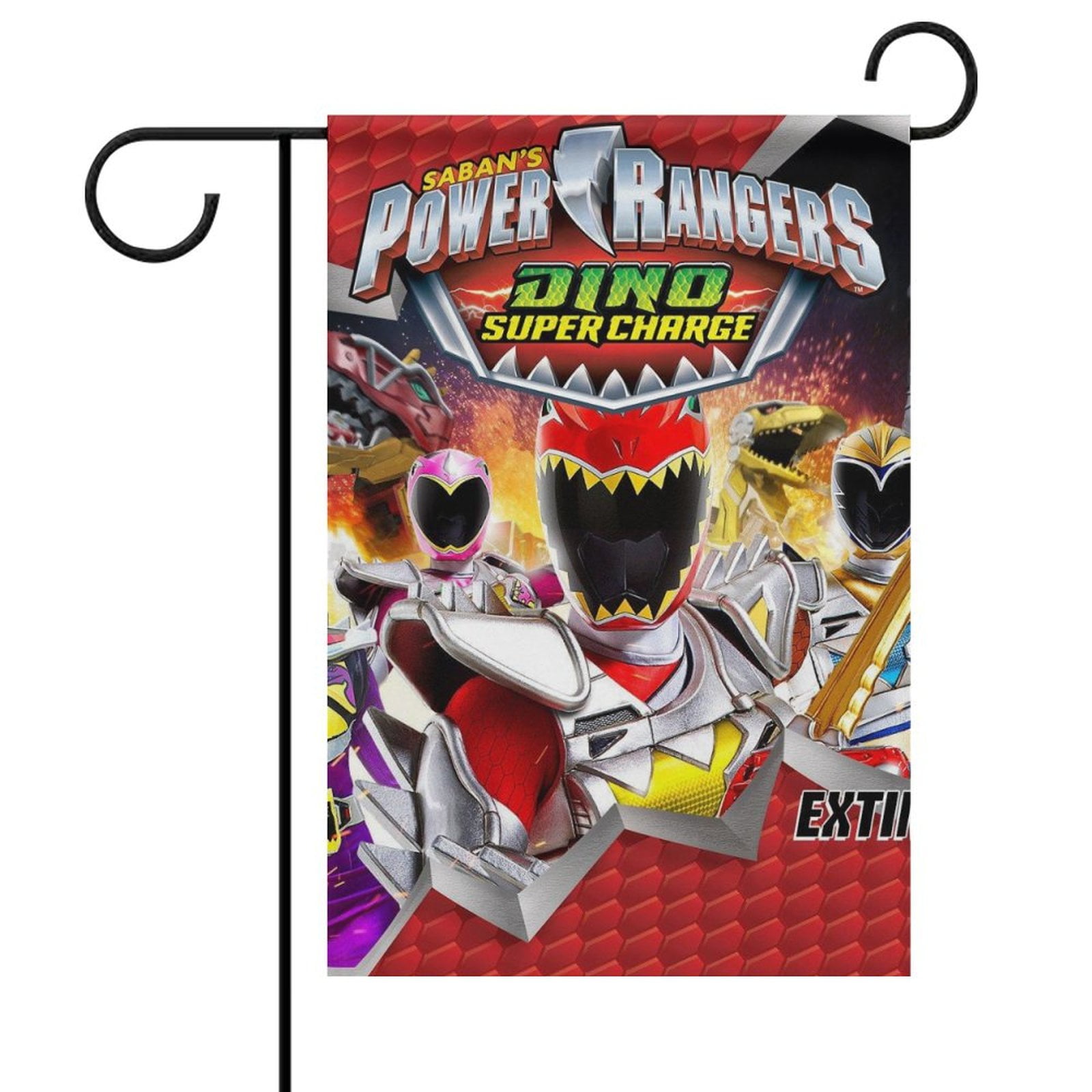 Power Rangers Garden Banner - Double-Sided House Outdoor Flag for Yard ...