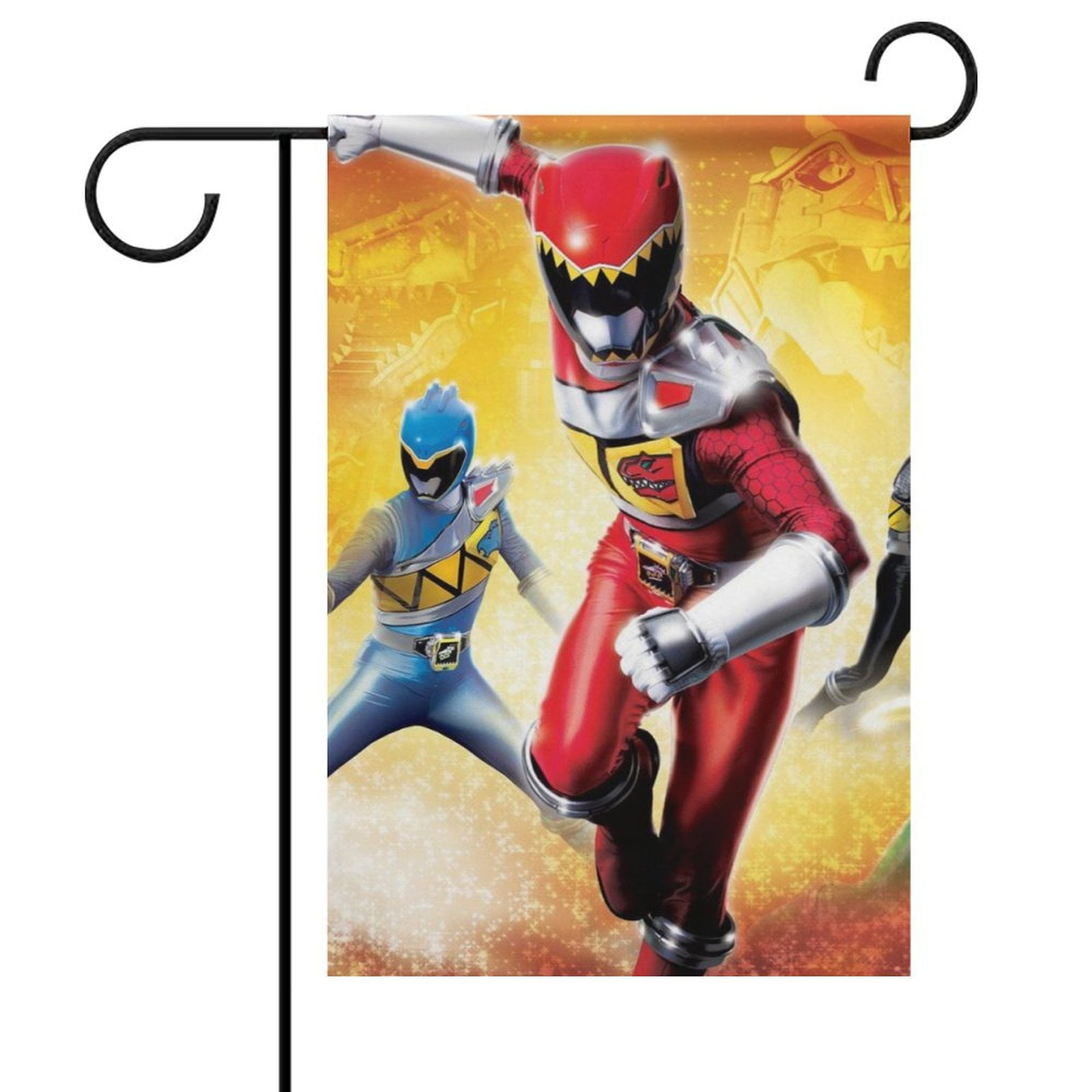 Power Rangers Garden Banner - Double-Sided House Outdoor Flag for Yard ...