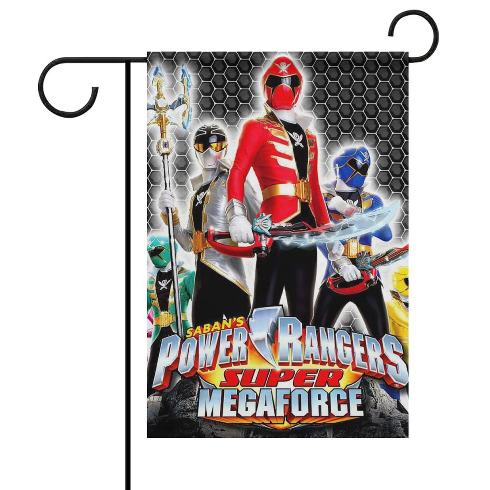 Power Rangers Garden Banner - Double-Sided House Outdoor Flag for Yard ...
