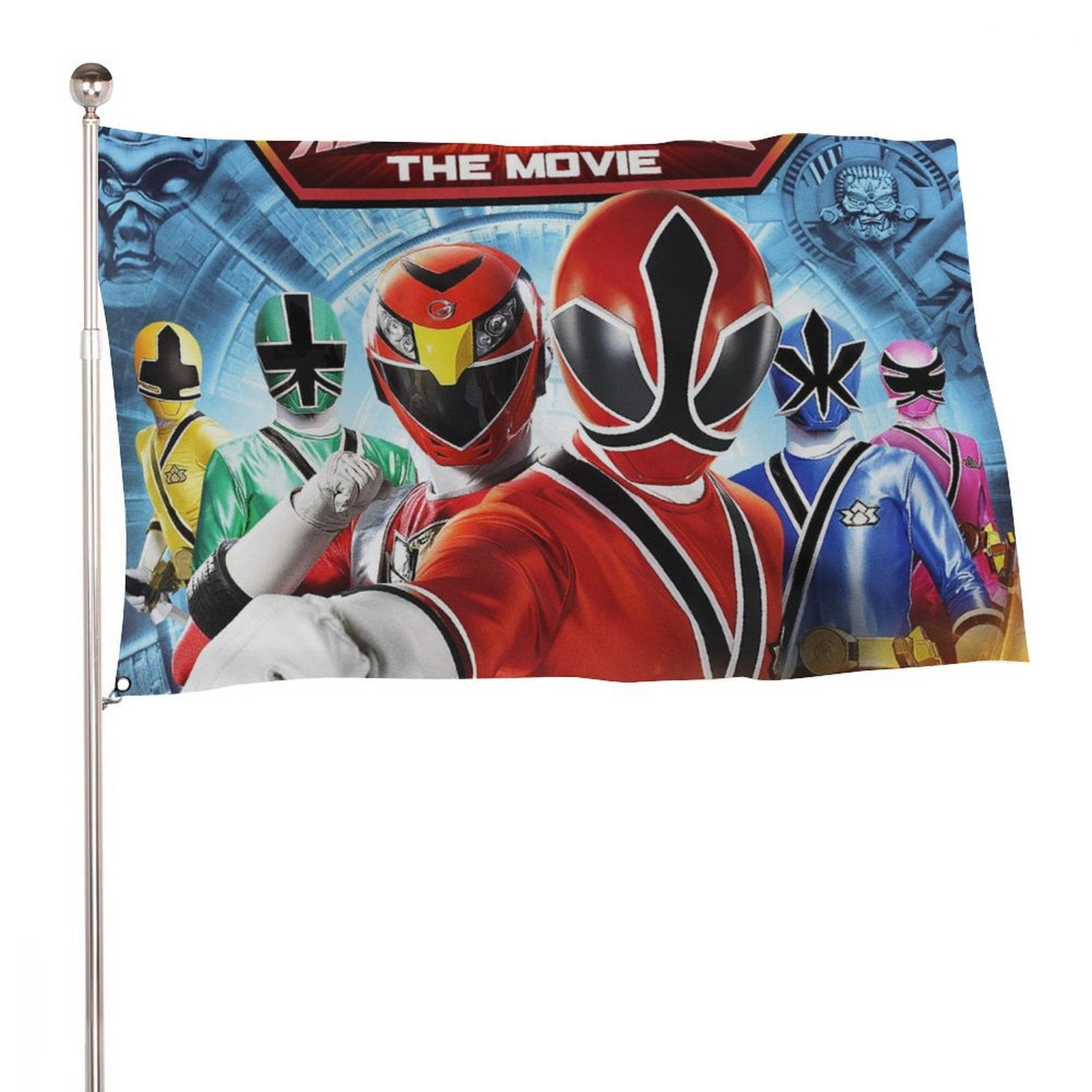 Power Rangers Garden Banner - Double-Sided House Outdoor Flag for Yard ...