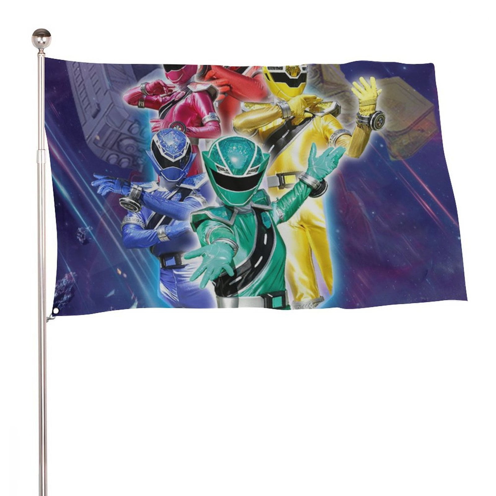 Power Rangers Garden Banner - House Outdoor Flag for Yard And Lawn ...