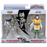 Power Rangers Good vs. Evil Silver Ranger & Madame Odius Action Figure ...