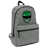 Power Rangers Green Ranger Helmet Lightweight Backpack for Work School ...