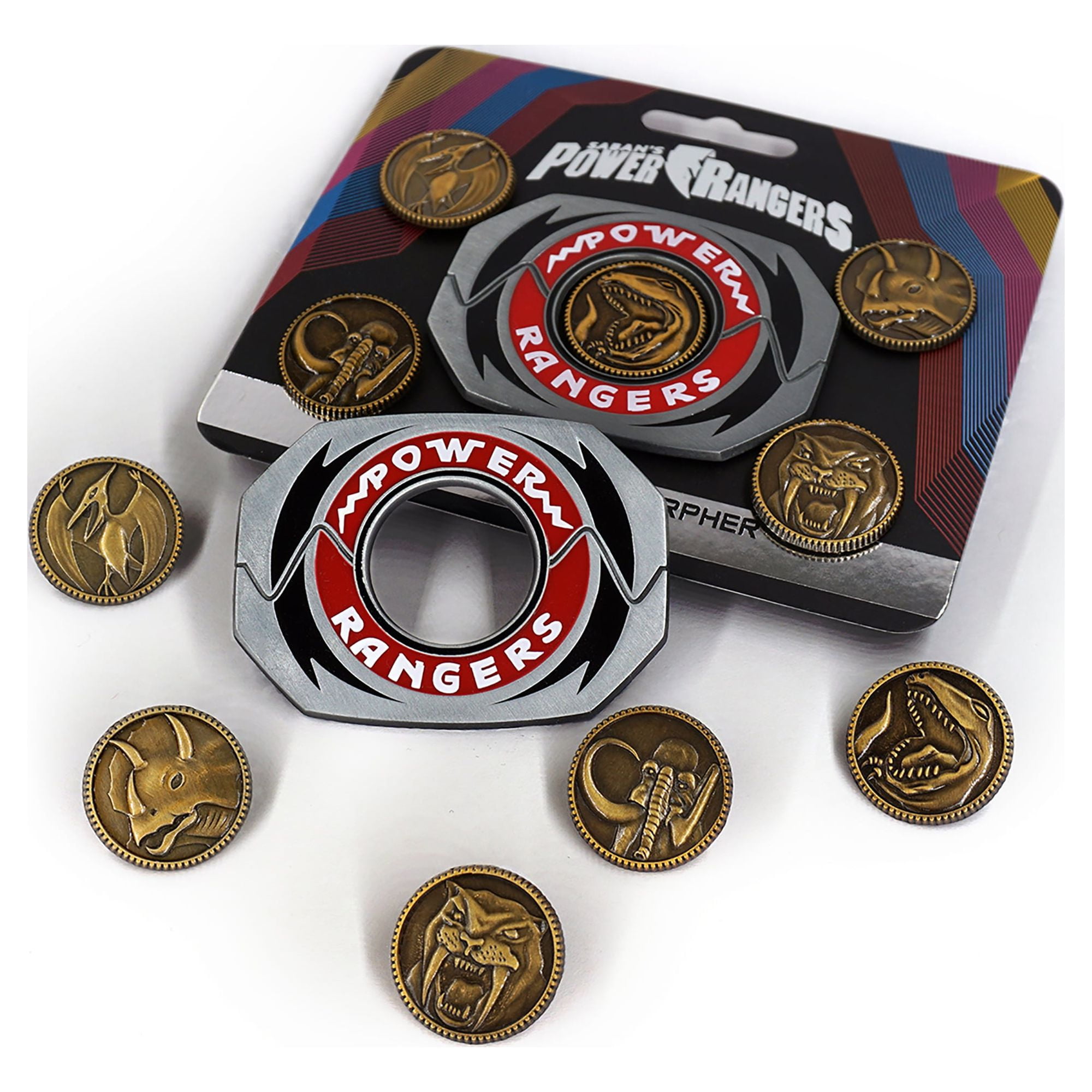 Power Rangers Hard Enamel Button Pins Set, Various Colors, 6-Piece ...