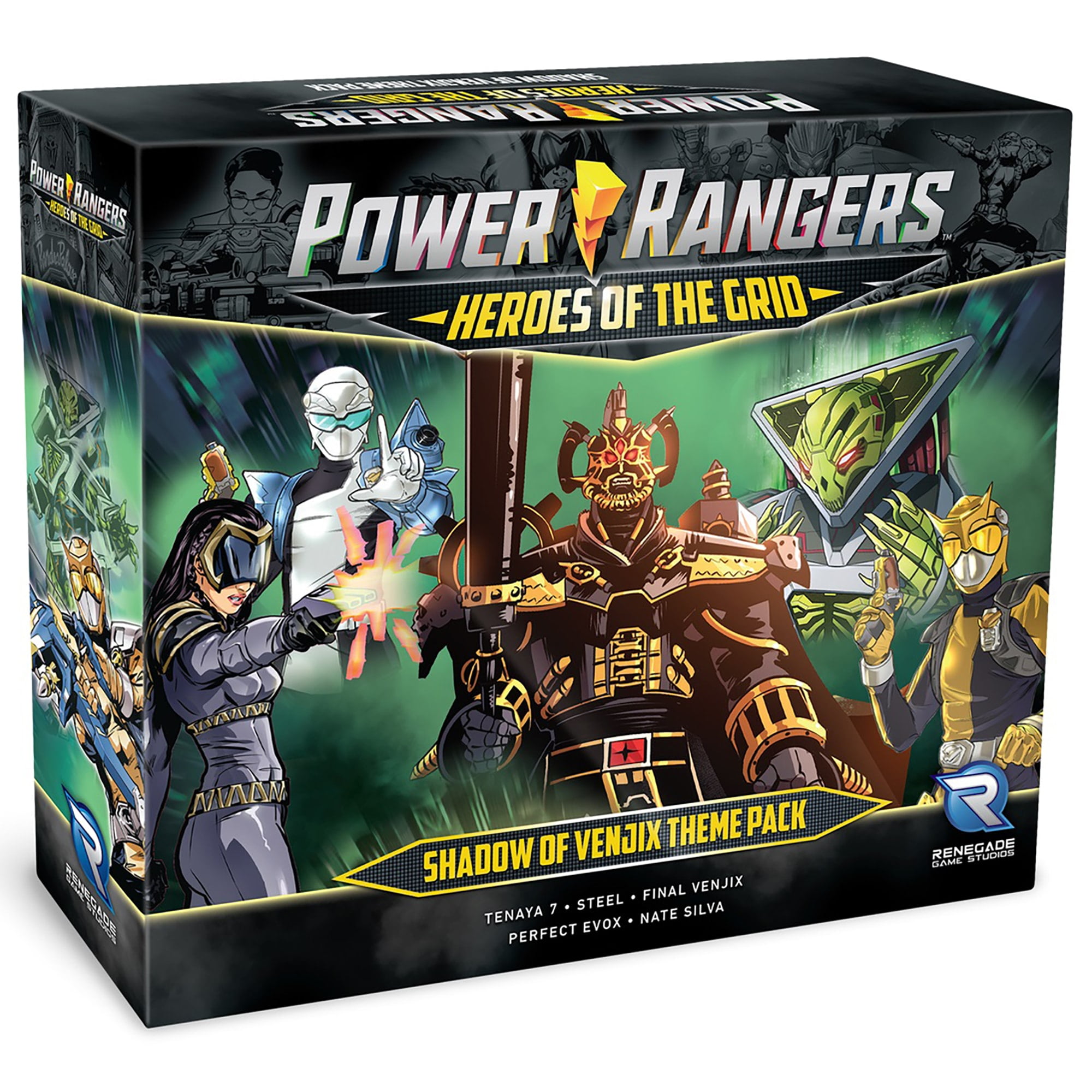 Power Rangers Heroes of the Grid: Shadow of Venjix Theme Pack ...
