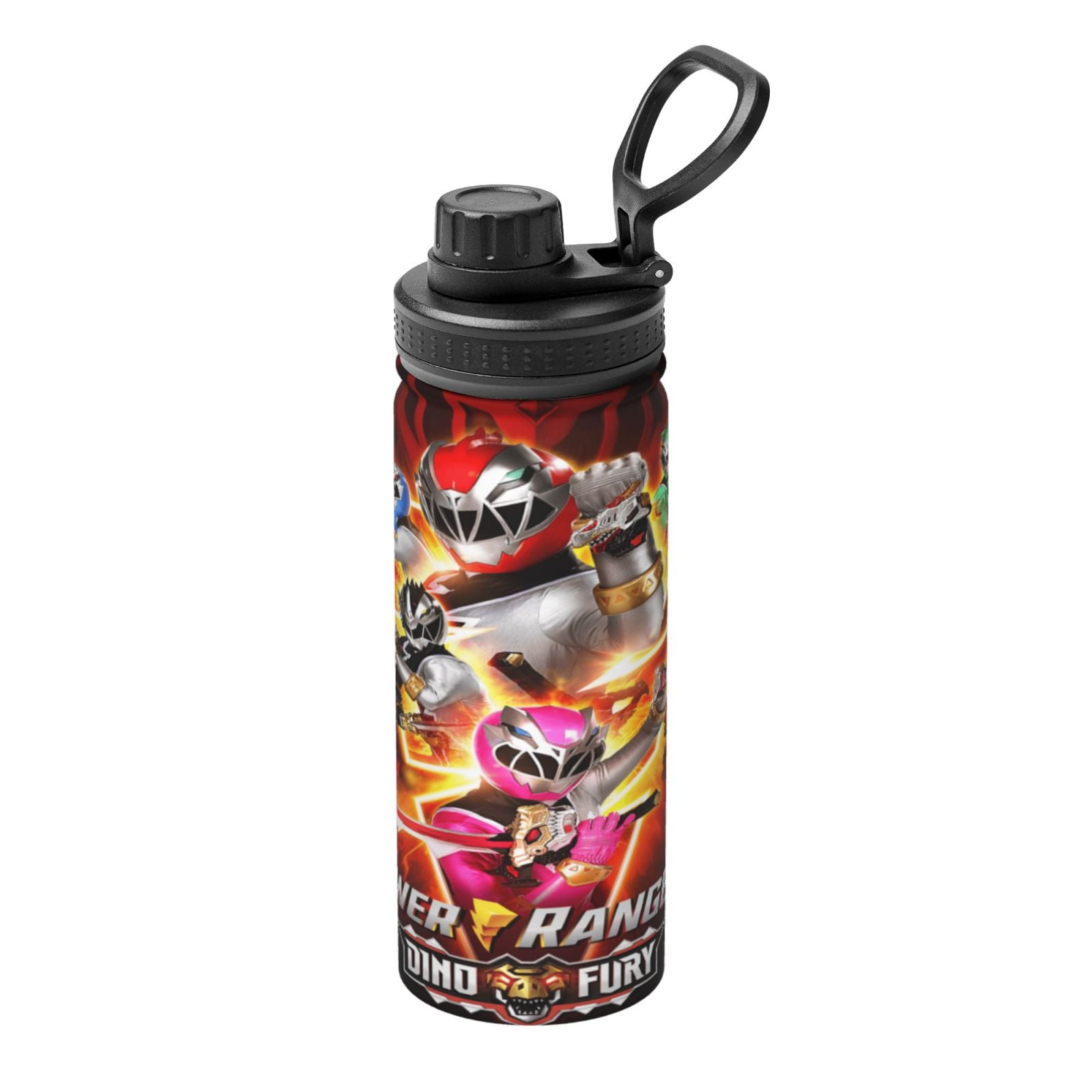 Power Rangers Insulated Water Bottle, 18OZ Stainless Steel Double ...