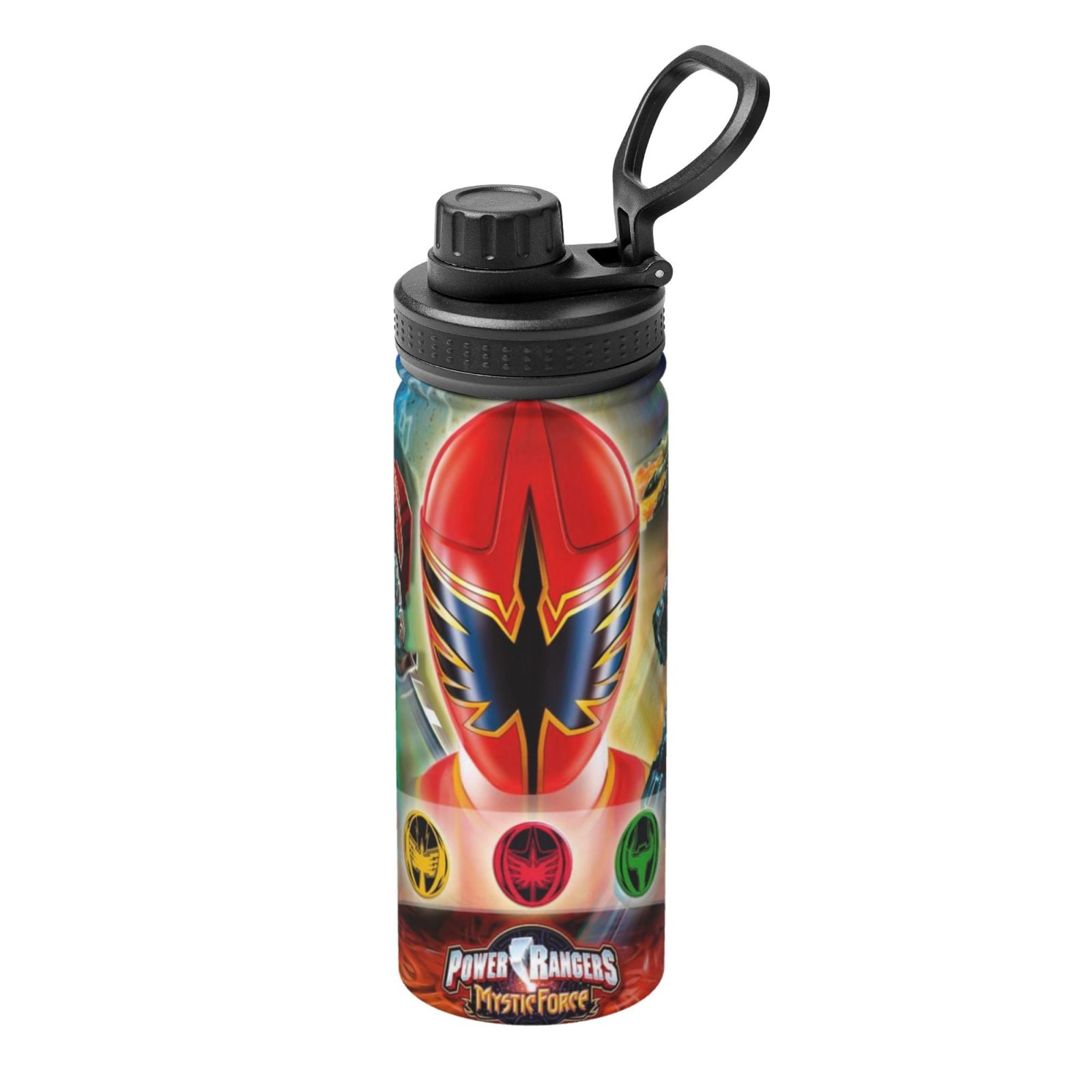 Power Rangers Insulated Water Bottle, 18OZ Stainless Steel Double ...