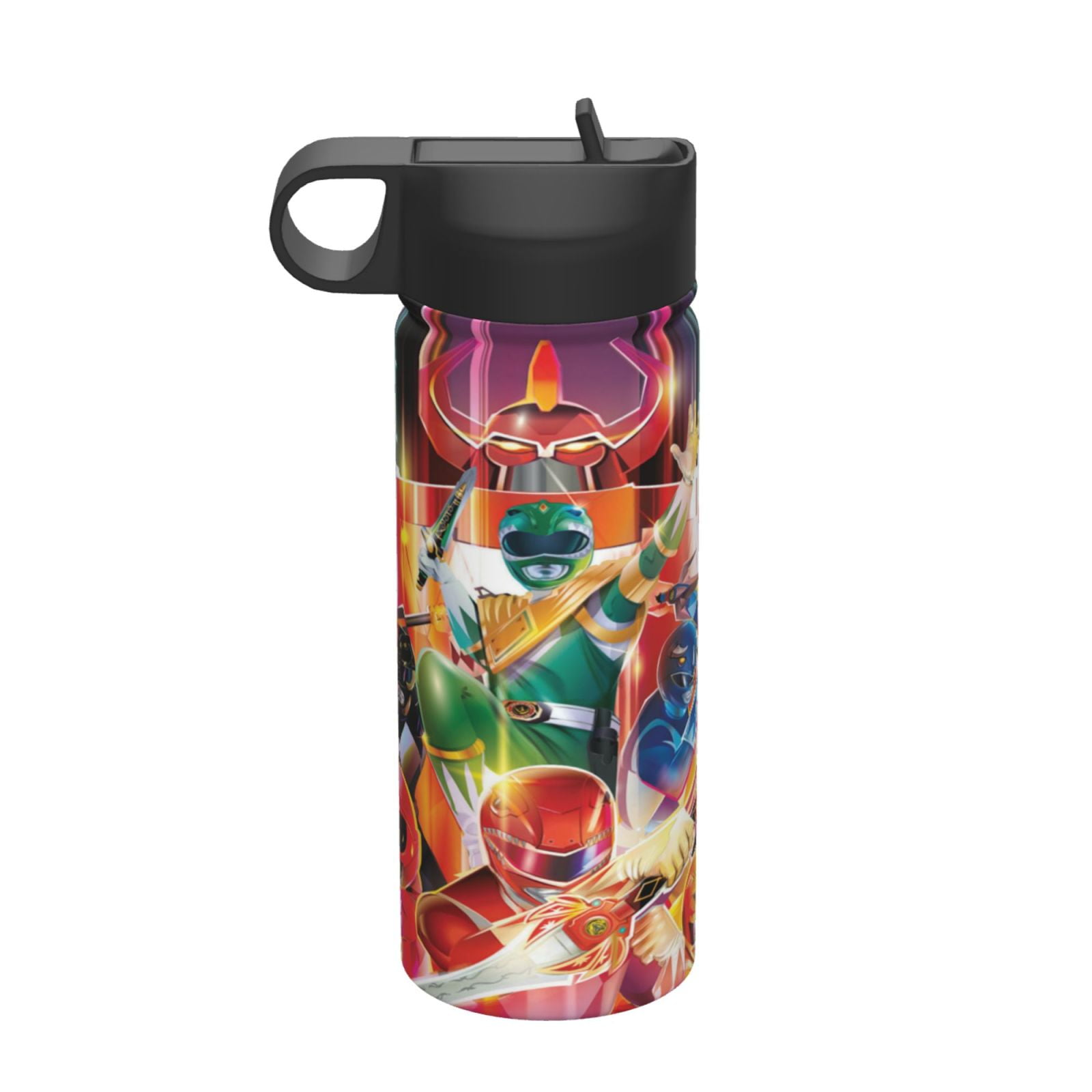Power Rangers Insulated Water Bottle, 18OZ Stainless Steel Double ...