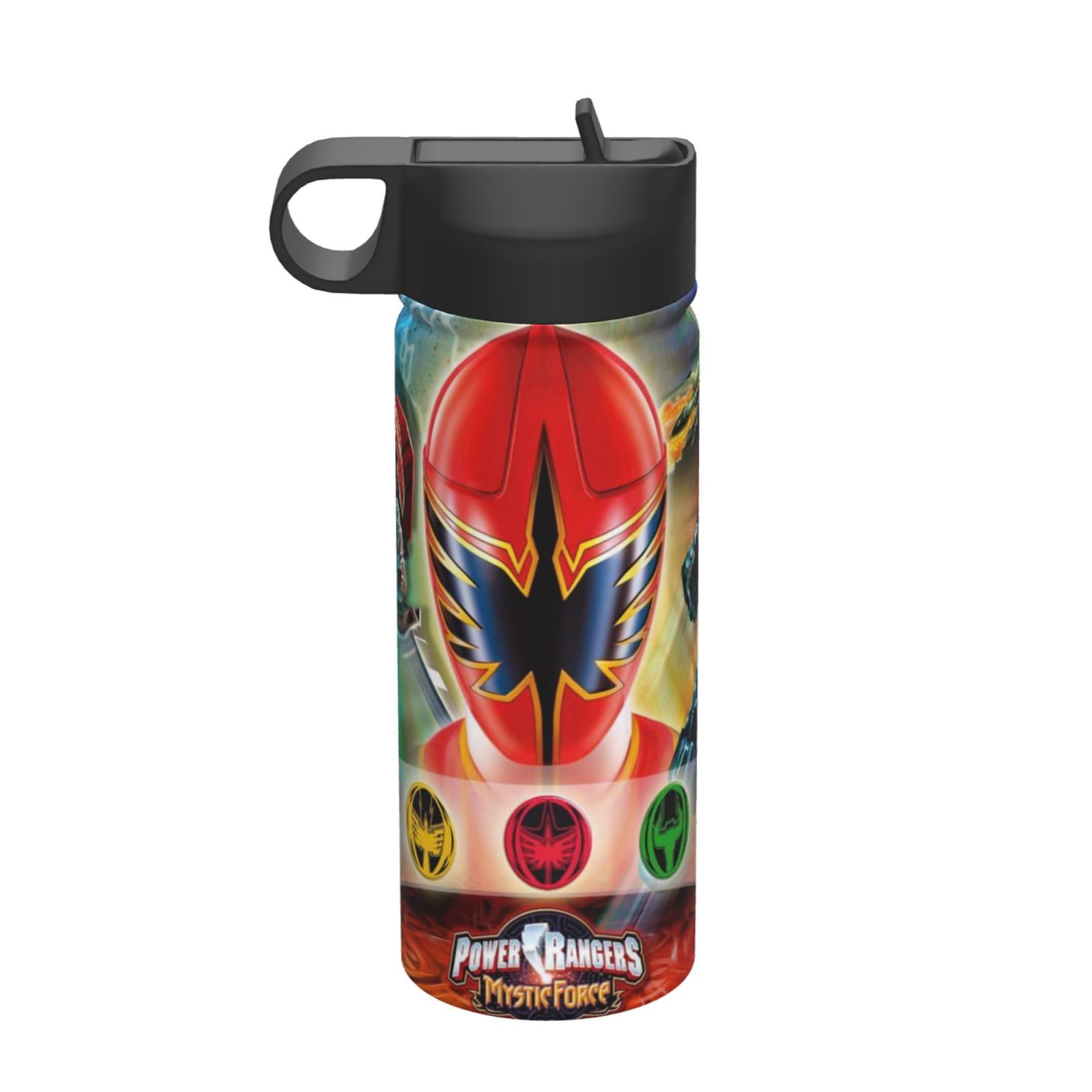 Power Rangers Insulated Water Bottle, 18OZ Stainless Steel Double ...