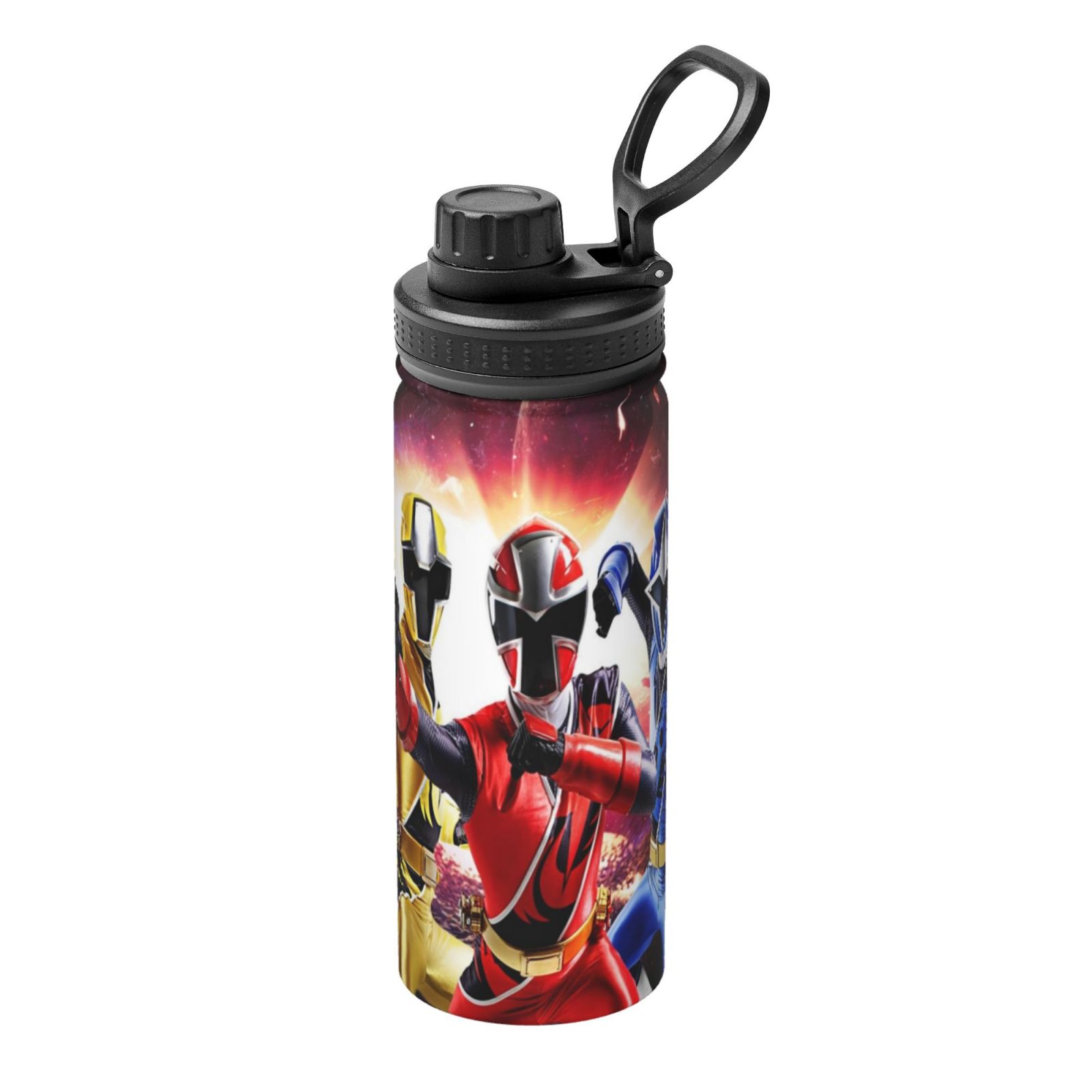 Power Rangers Insulated Water Bottle, 18OZ Stainless Steel Double ...