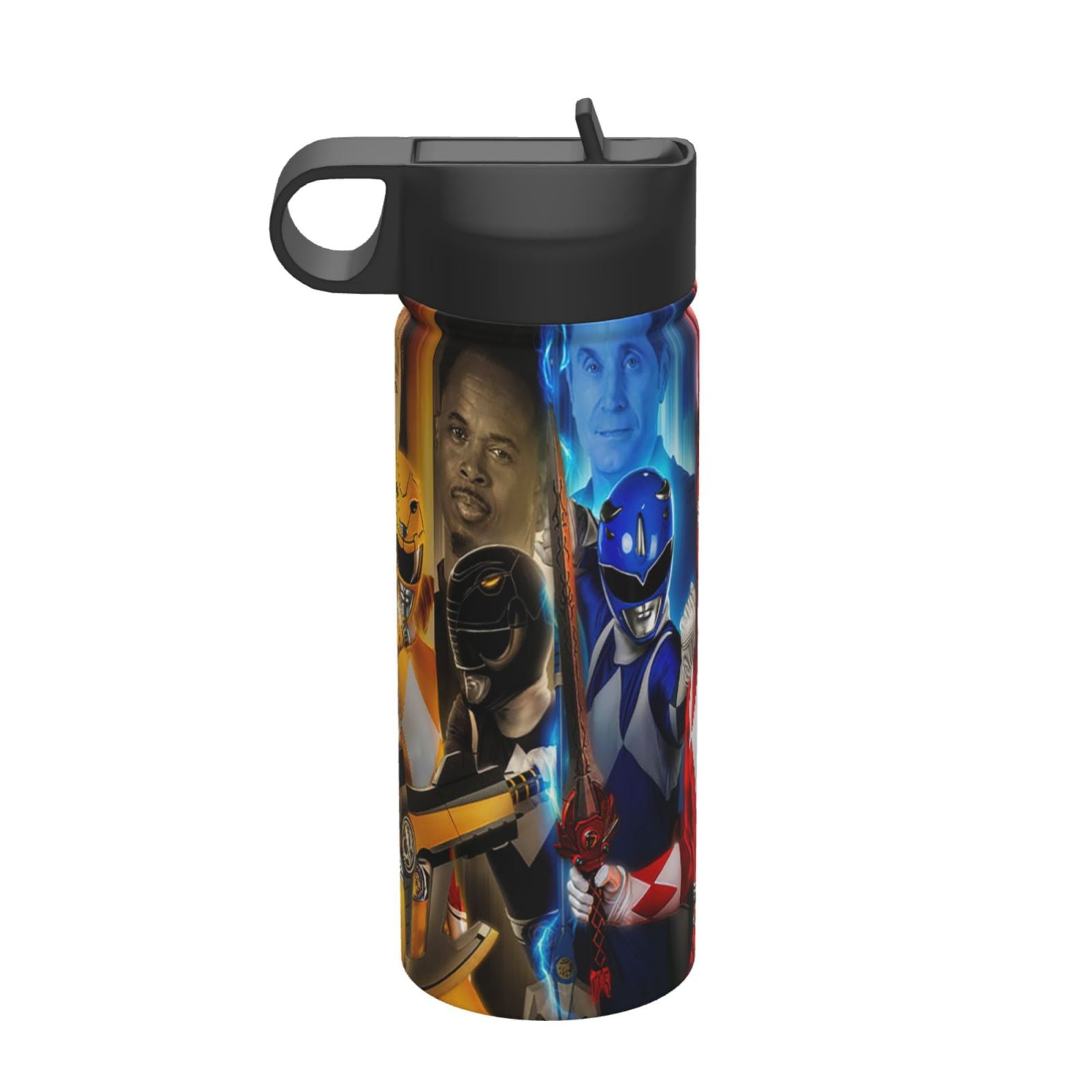 Power Rangers Insulated Water Bottle, 18OZ Stainless Steel Double ...