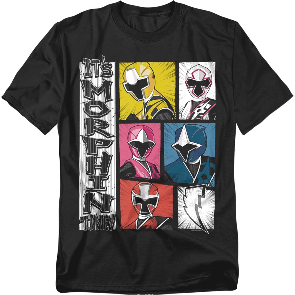 Power Rangers T-Shirt Its Morphin Time Unisex Graphic Tee For Men ...