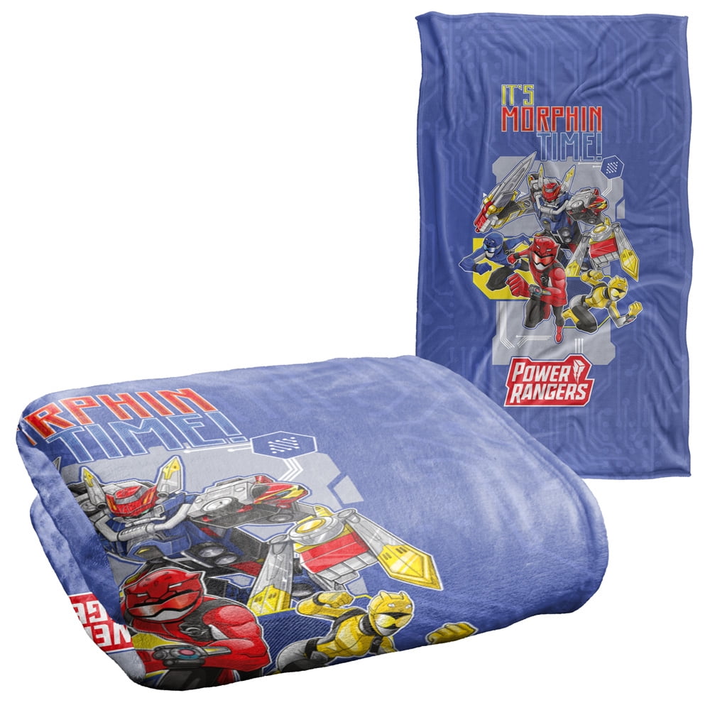 Power Rangers Its Morphin Time Silky Touch Super Soft Throw Blanket 36 ...
