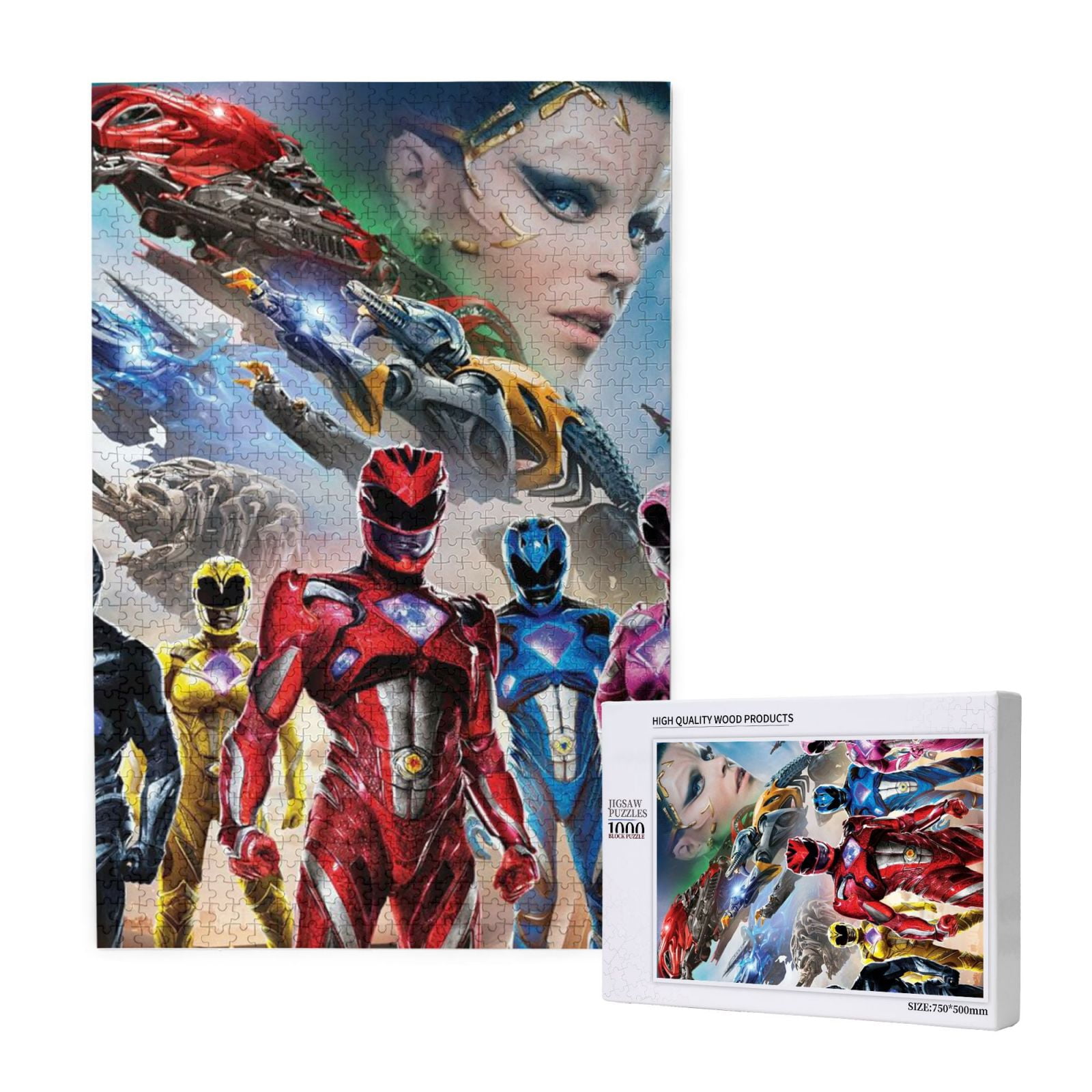 Power Rangers Jigsaw Puzzle 1000 Pieces Wooden Puzzle Home Decor ...