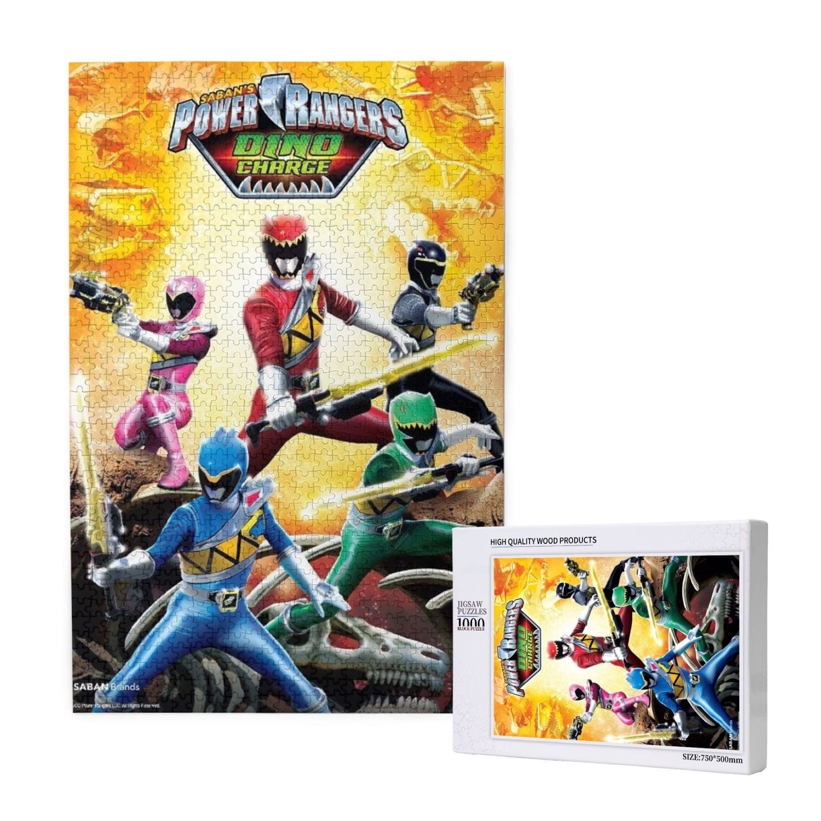 Power Rangers Jigsaw Puzzle 1000 Pieces Wooden Puzzle Home Decor ...