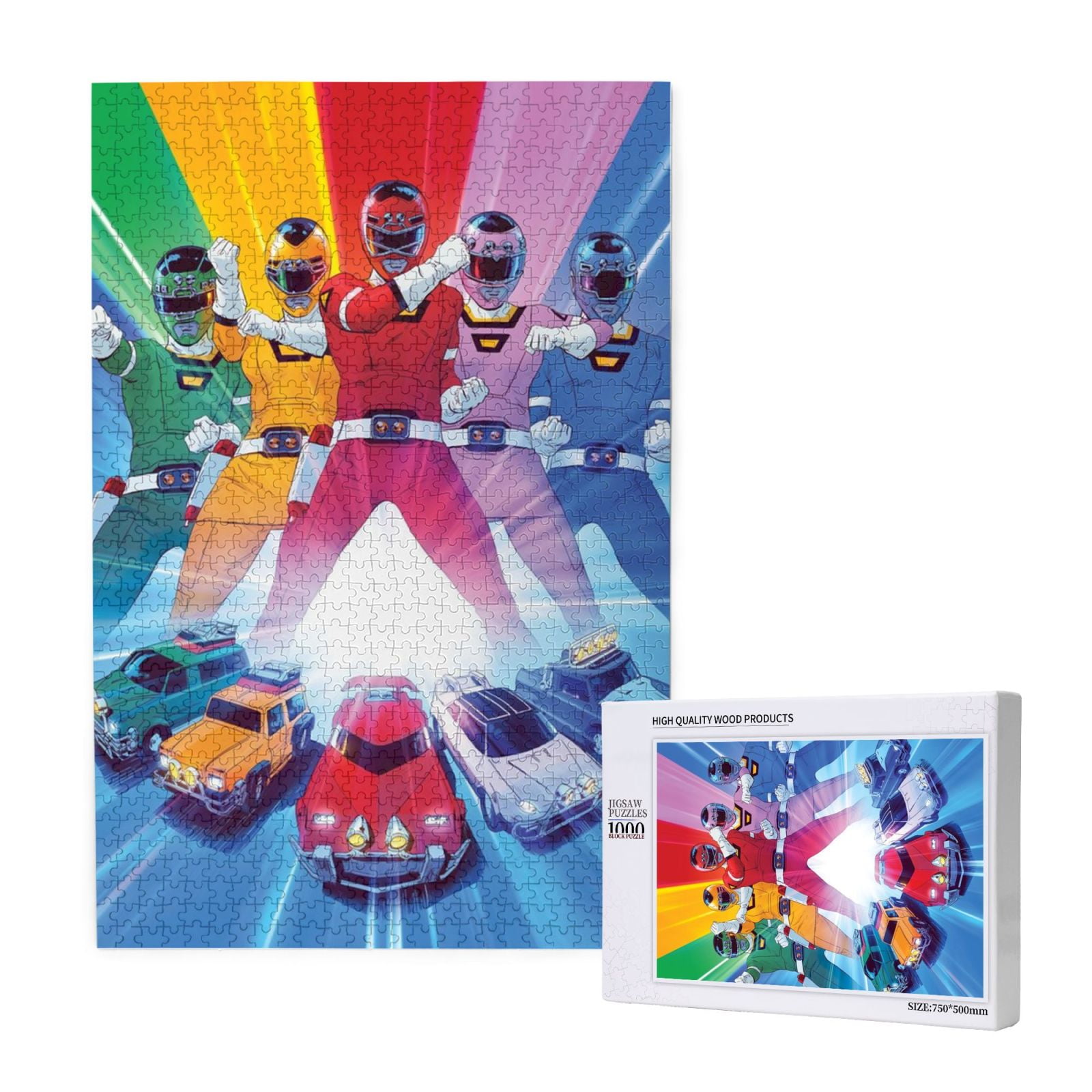 Power Rangers Jigsaw Puzzle 1000 Pieces Wooden Puzzle Home Decor ...