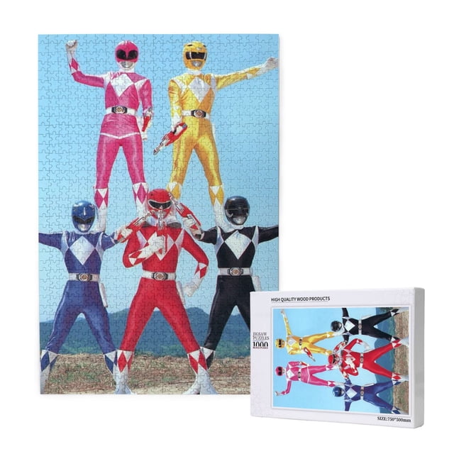 Power Rangers Jigsaw Puzzle 1000 Pieces Wooden Puzzle Home Decor ...