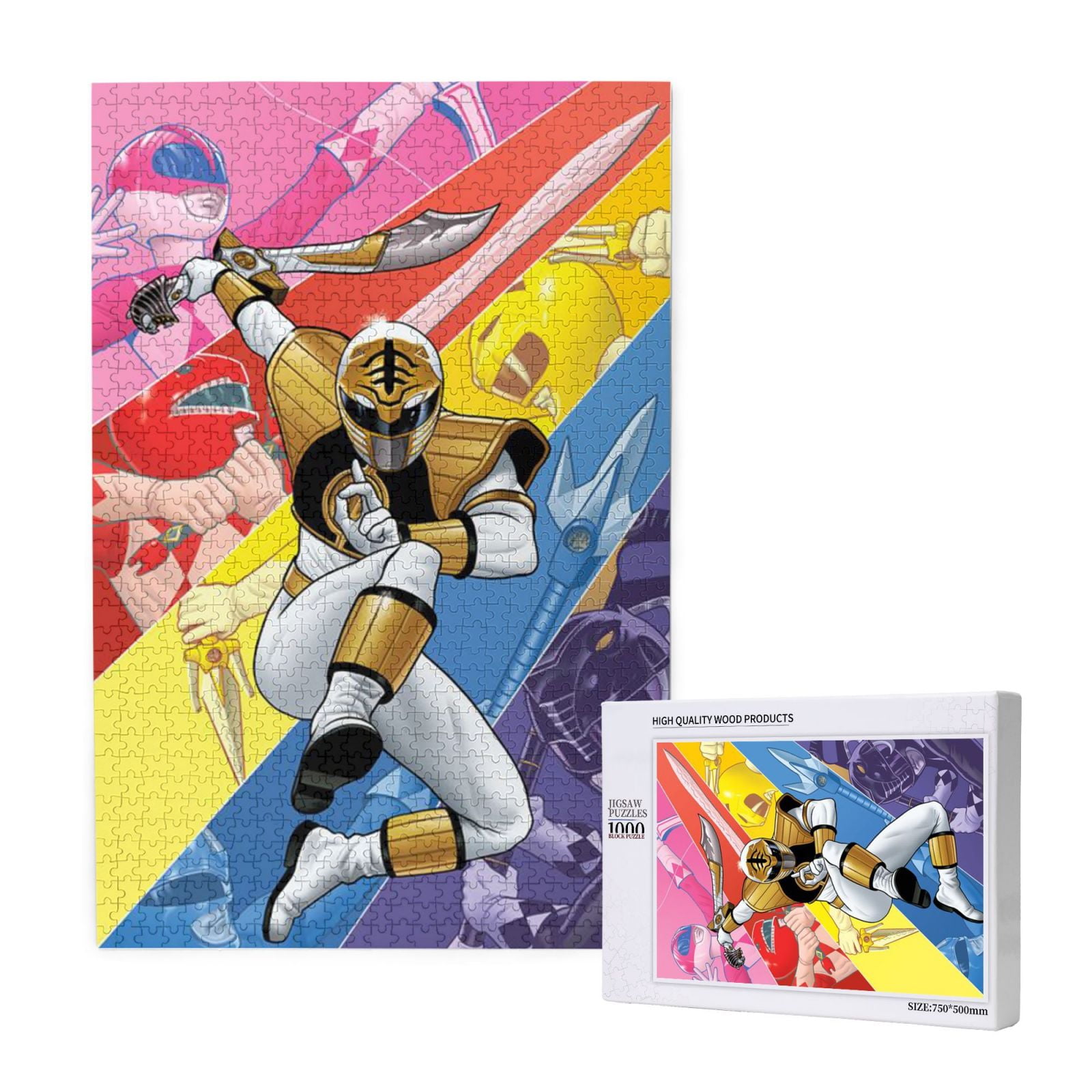 Power Rangers Jigsaw Puzzle 1000 Pieces Wooden Puzzle Home Decor ...