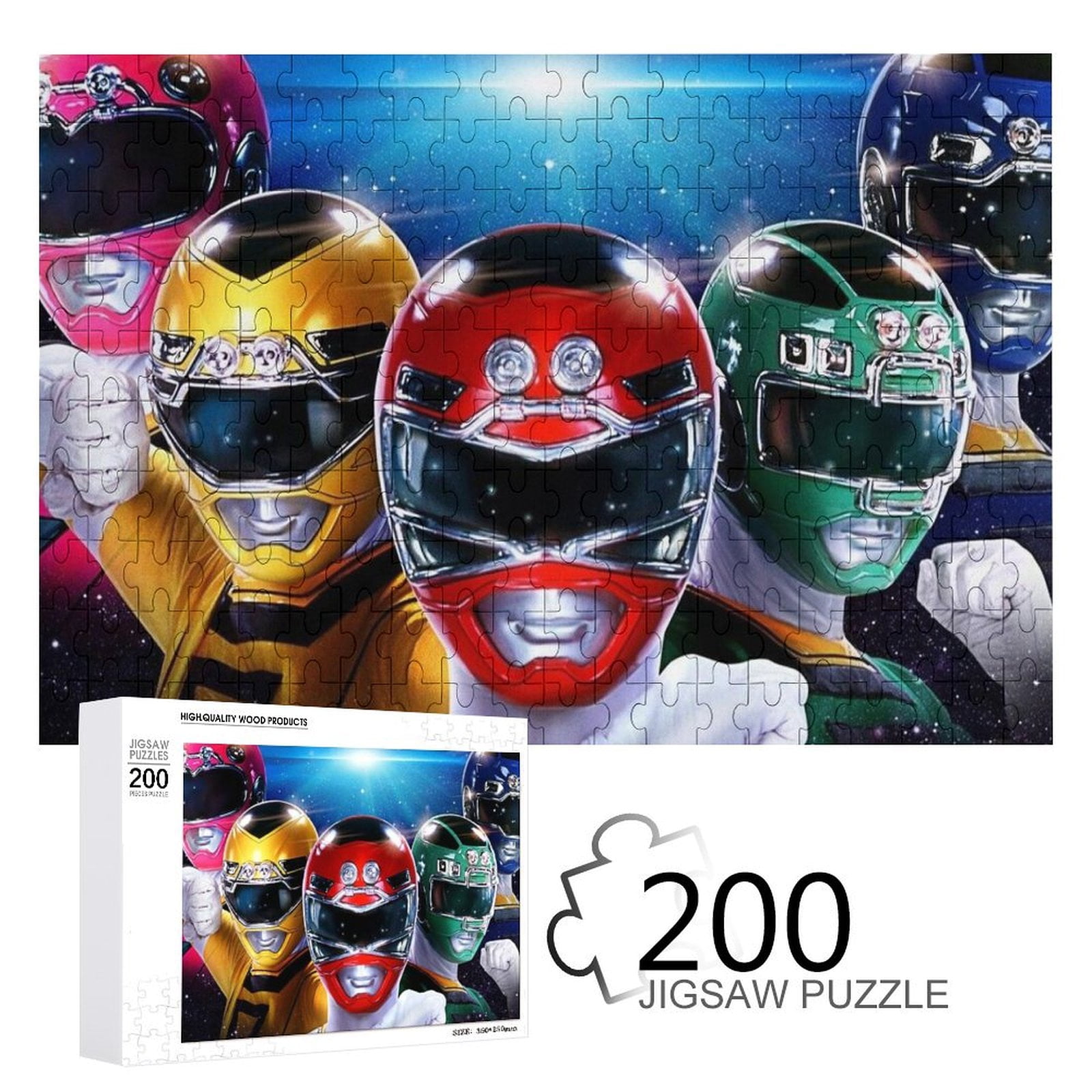 Power Rangers Jigsaw Puzzle For Adults & Kids - 200 PCS Puzzle For Boys ...