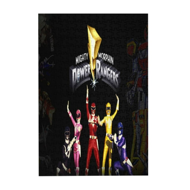 Power Rangers Jigsaw Puzzles Anime Jigsaw Puzzle For Adults, Cartoon ...