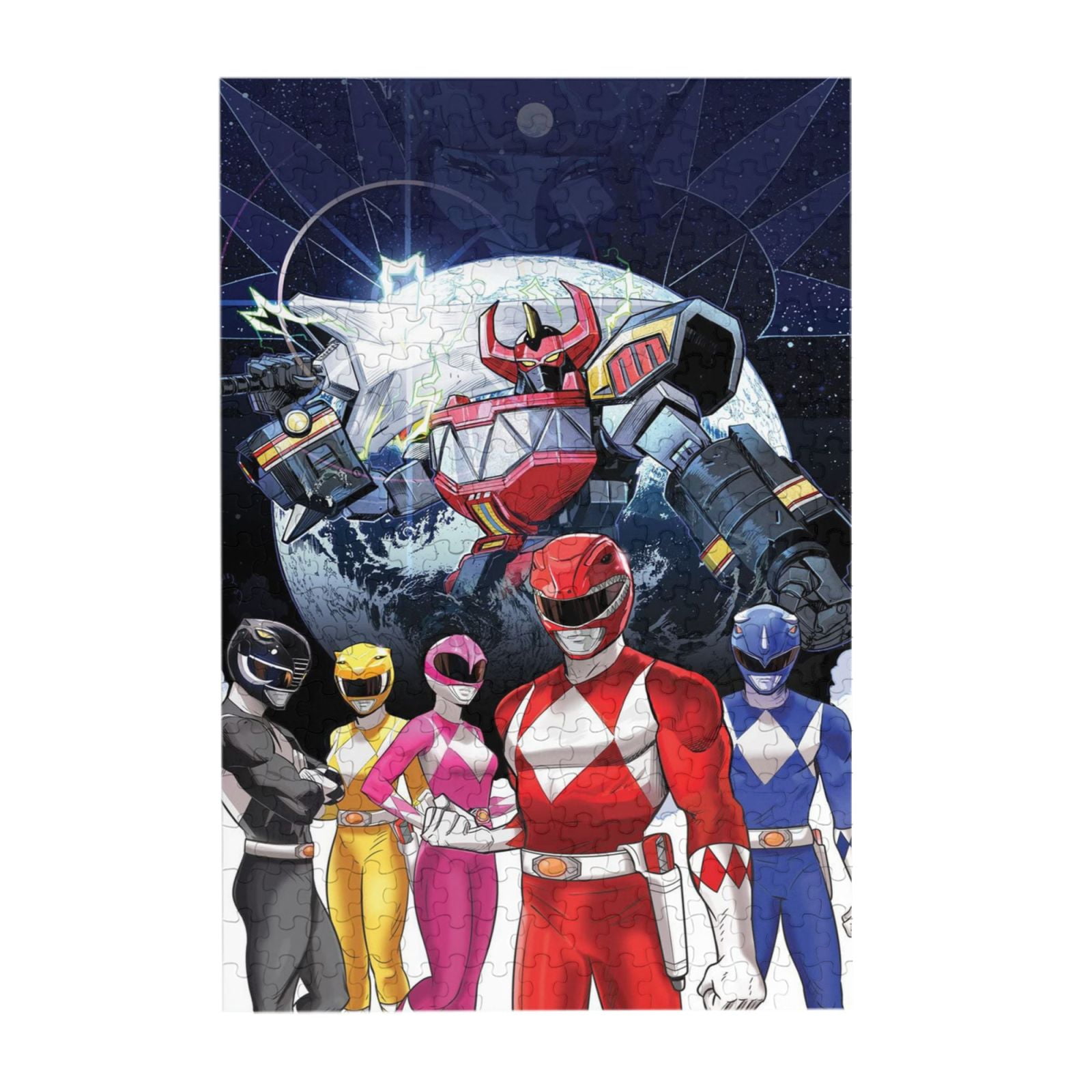 Power Rangers Jigsaw Puzzles Anime Jigsaw Puzzle For Adults, Cartoon ...
