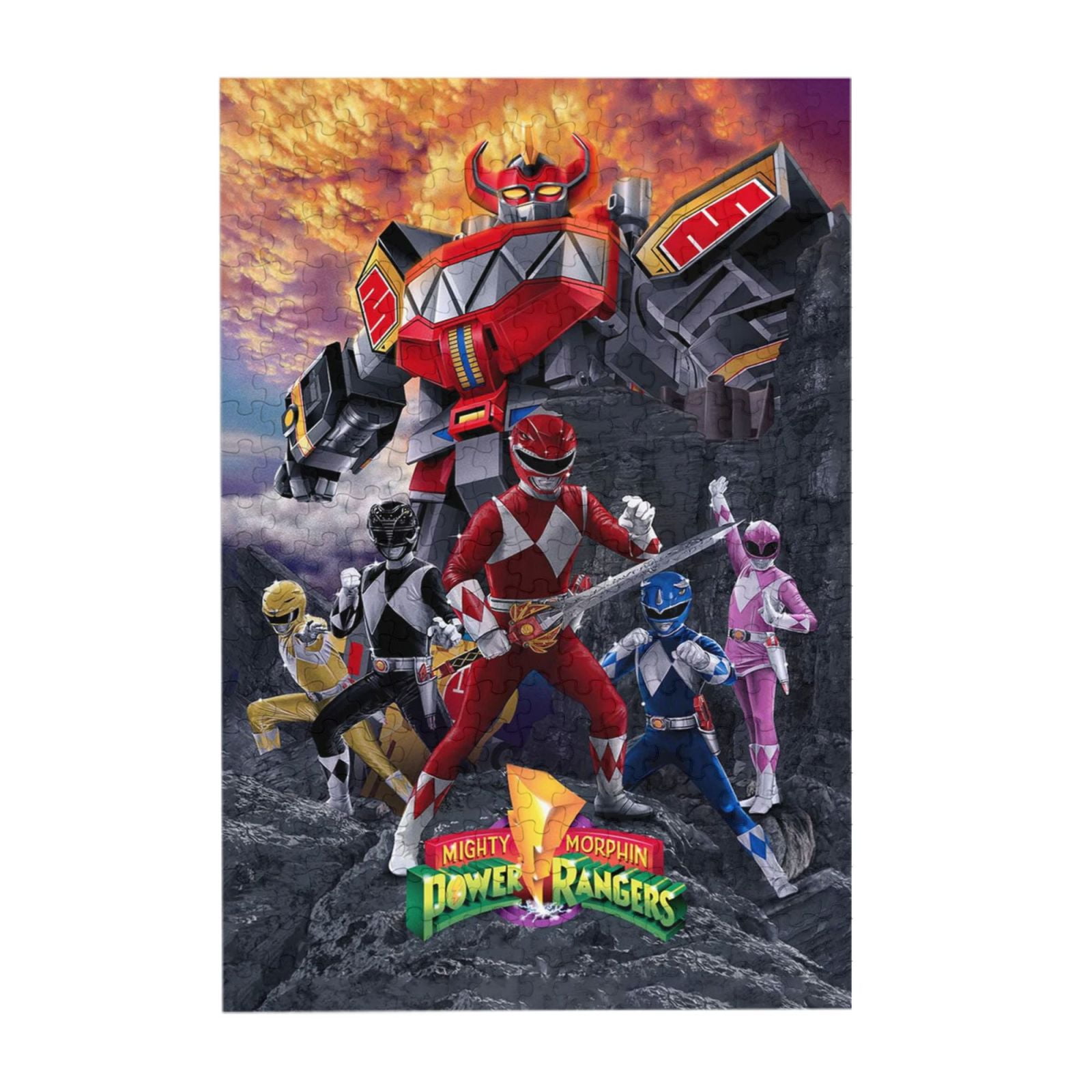 Power Rangers Jigsaw Puzzles Anime Jigsaw Puzzle For Adults, Cartoon ...