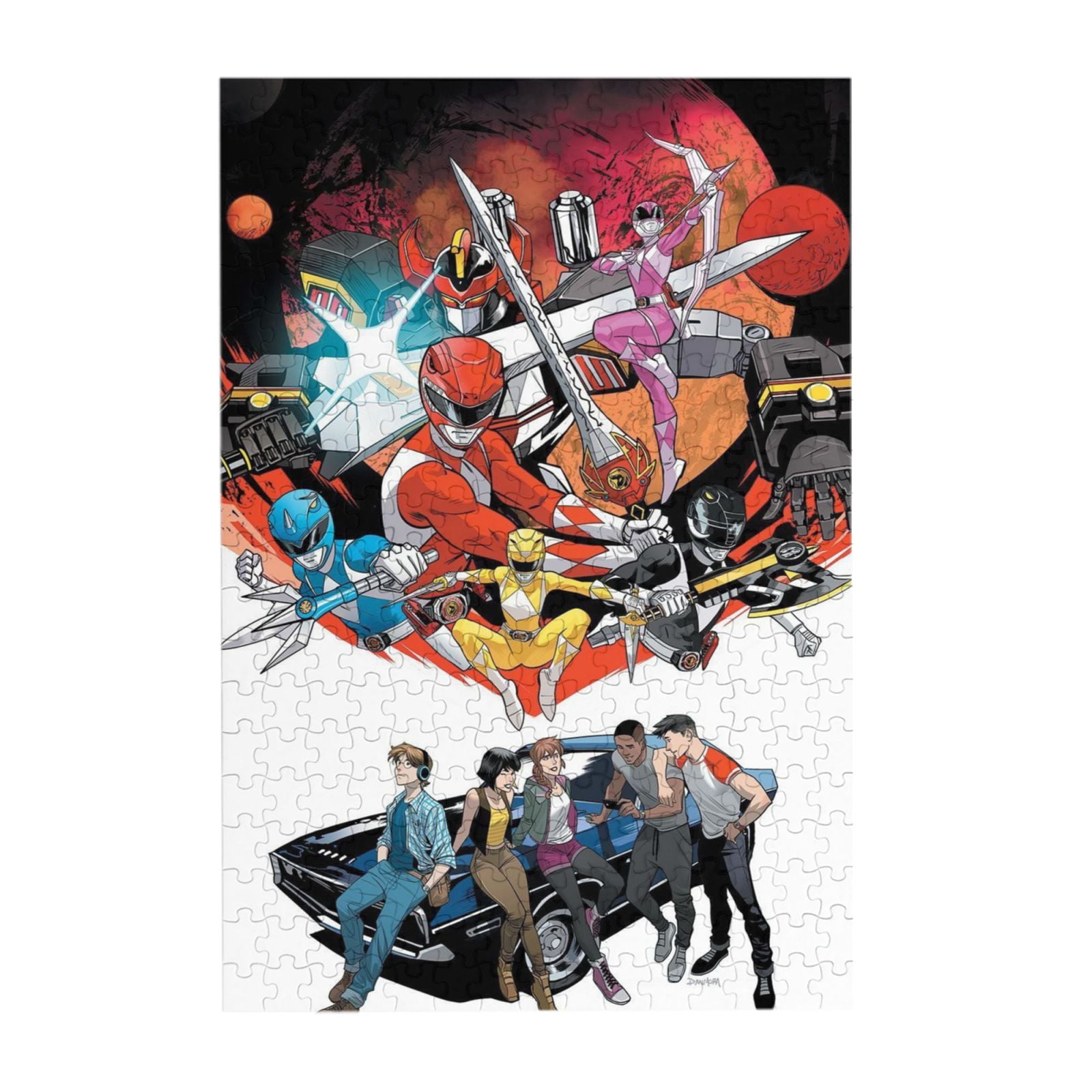 Power Rangers Jigsaw Puzzles Anime Jigsaw Puzzle For Adults, Cartoon ...