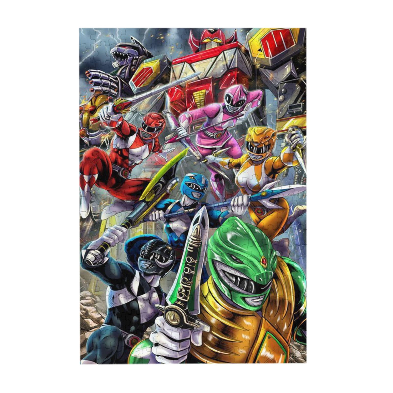 Power Rangers Jigsaw Puzzles Anime Jigsaw Puzzle For Adults, Cartoon ...