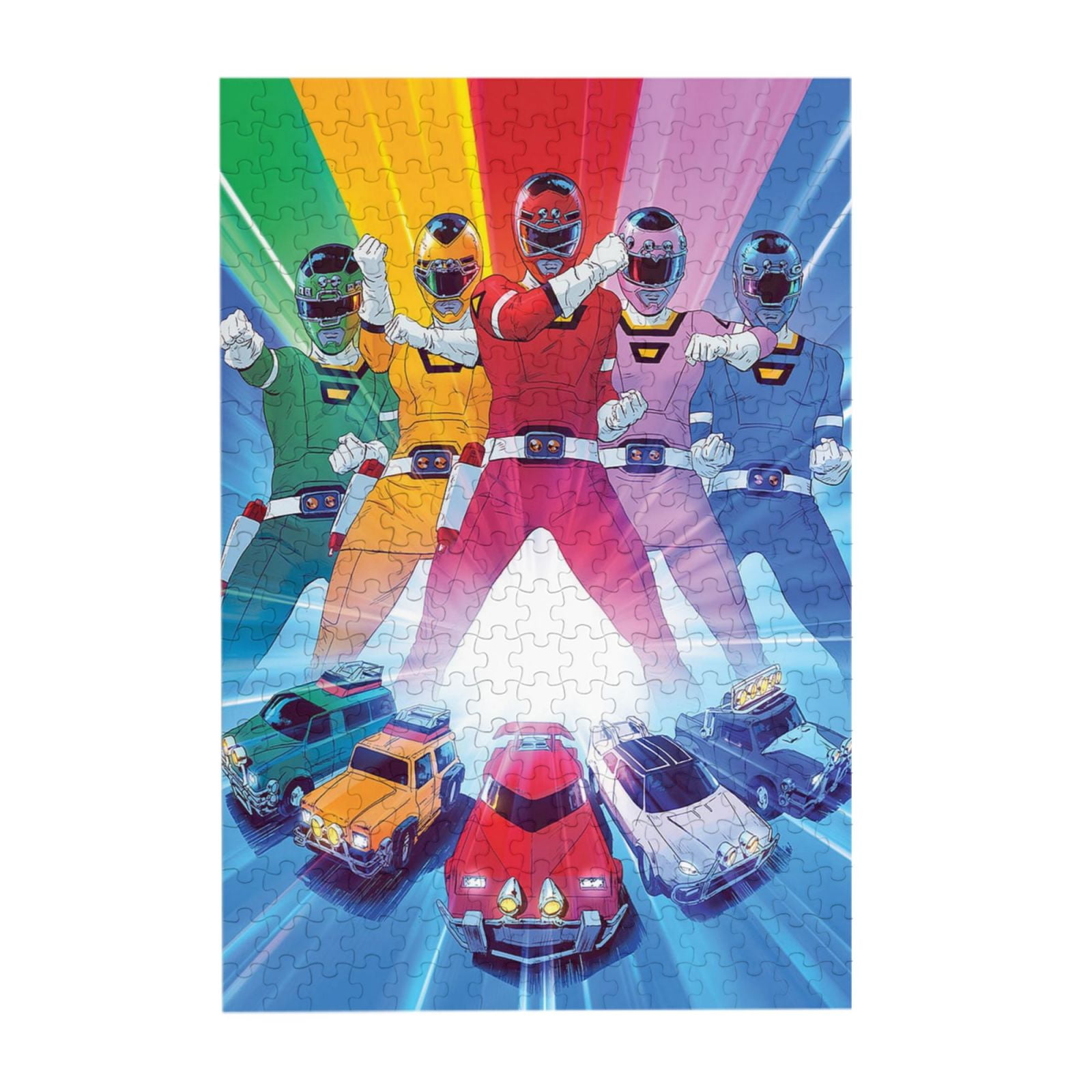 Power Rangers Jigsaw Puzzles Anime Jigsaw Puzzle For Adults, Cartoon ...
