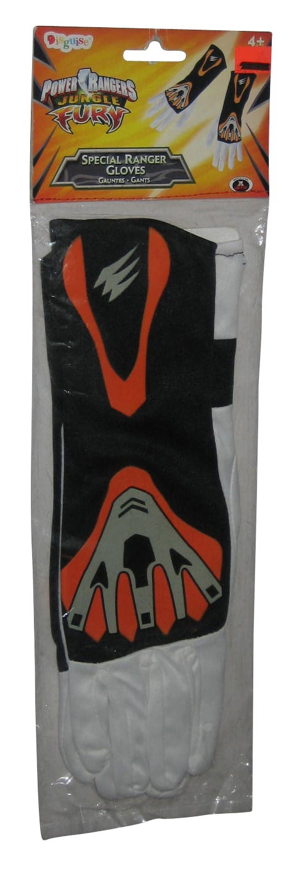 Power Rangers Jungle Fury (2008) Disguise White Ranger Gauntlet Gloves ...
