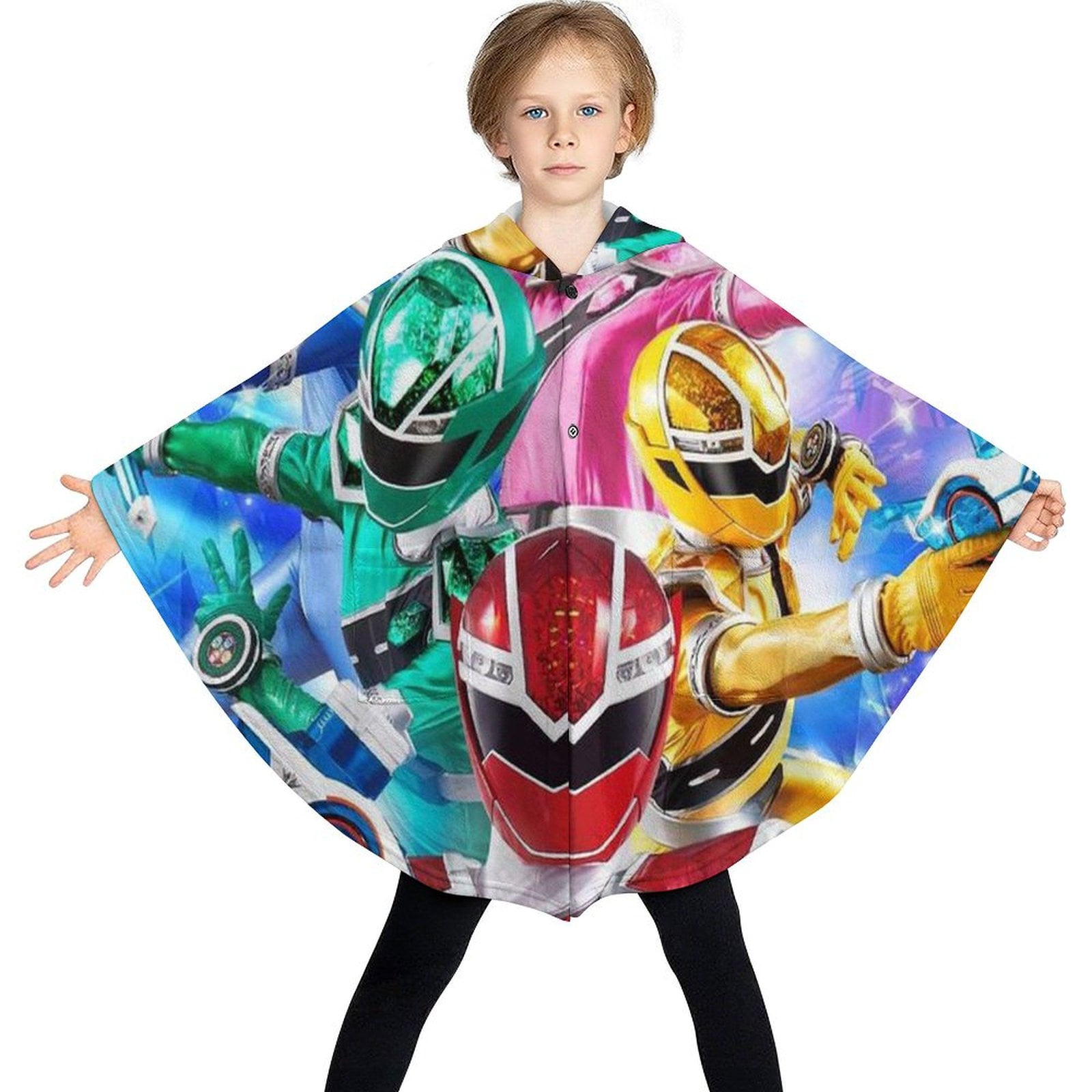 Power Rangers Kids Flannel Wearable Blanket, Warm Shawl Blanket Comfy ...