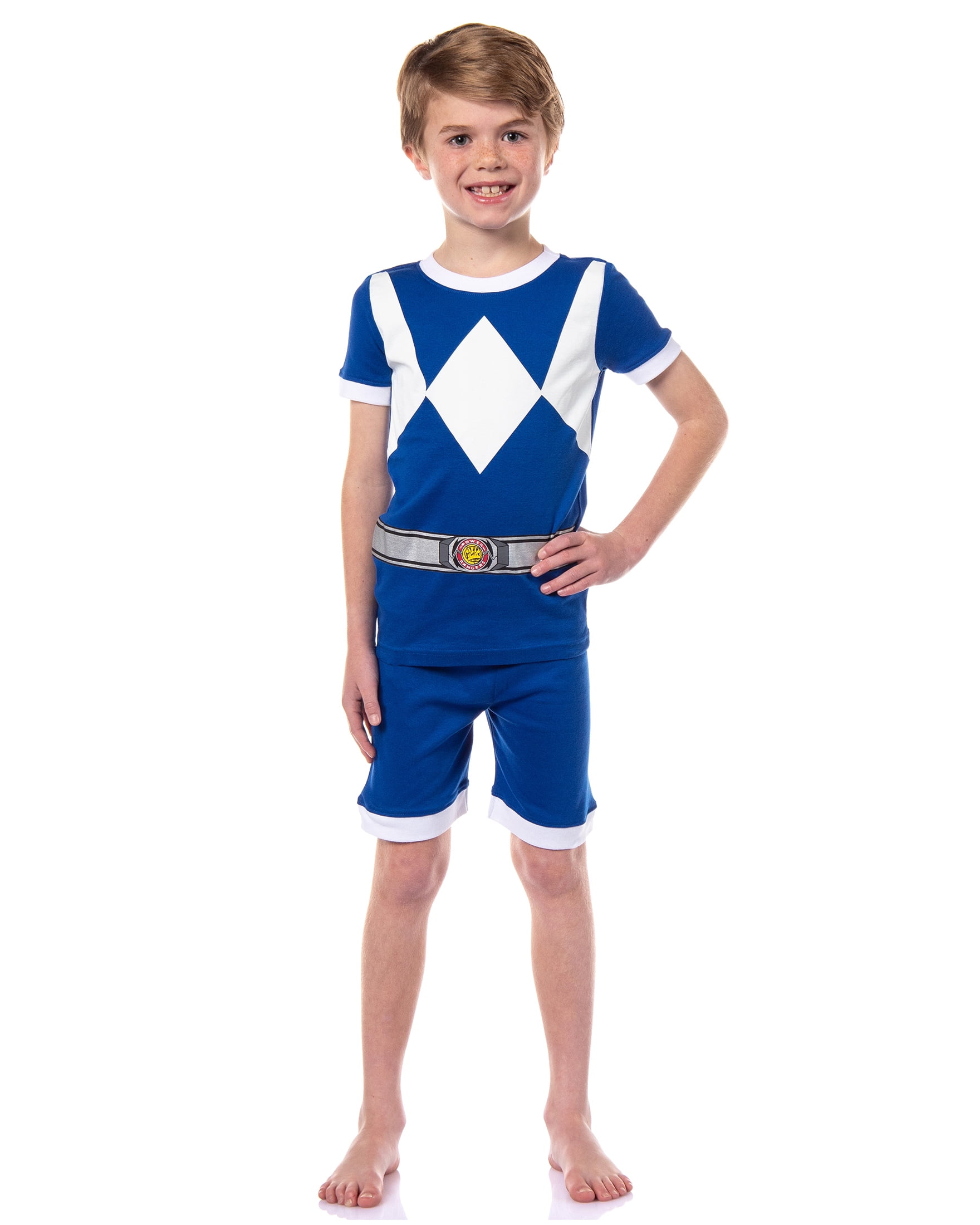 Power Rangers Kids' Mighty Morphin Character 2 Piece Tight Fit Short ...