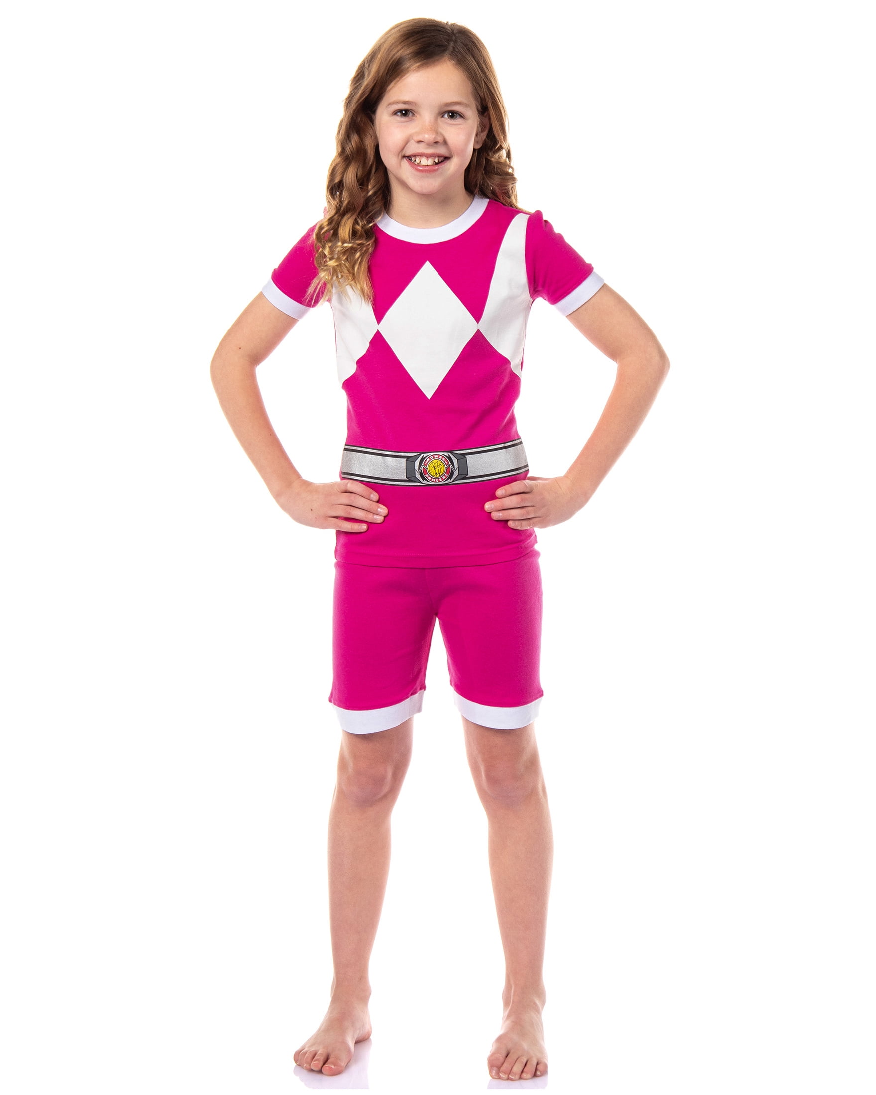 Power Rangers Kids' Mighty Morphin Character 2 Piece Tight Fit Short ...