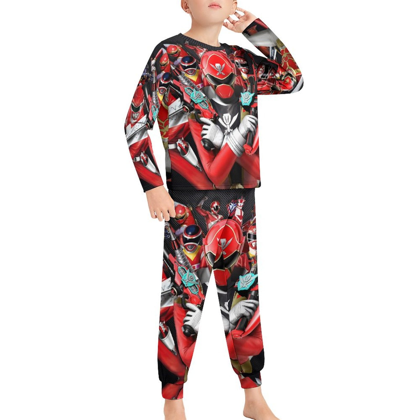 Power Rangers Kids Pajamas 2 Piece Pjs Set Little Big Boys Girls ...