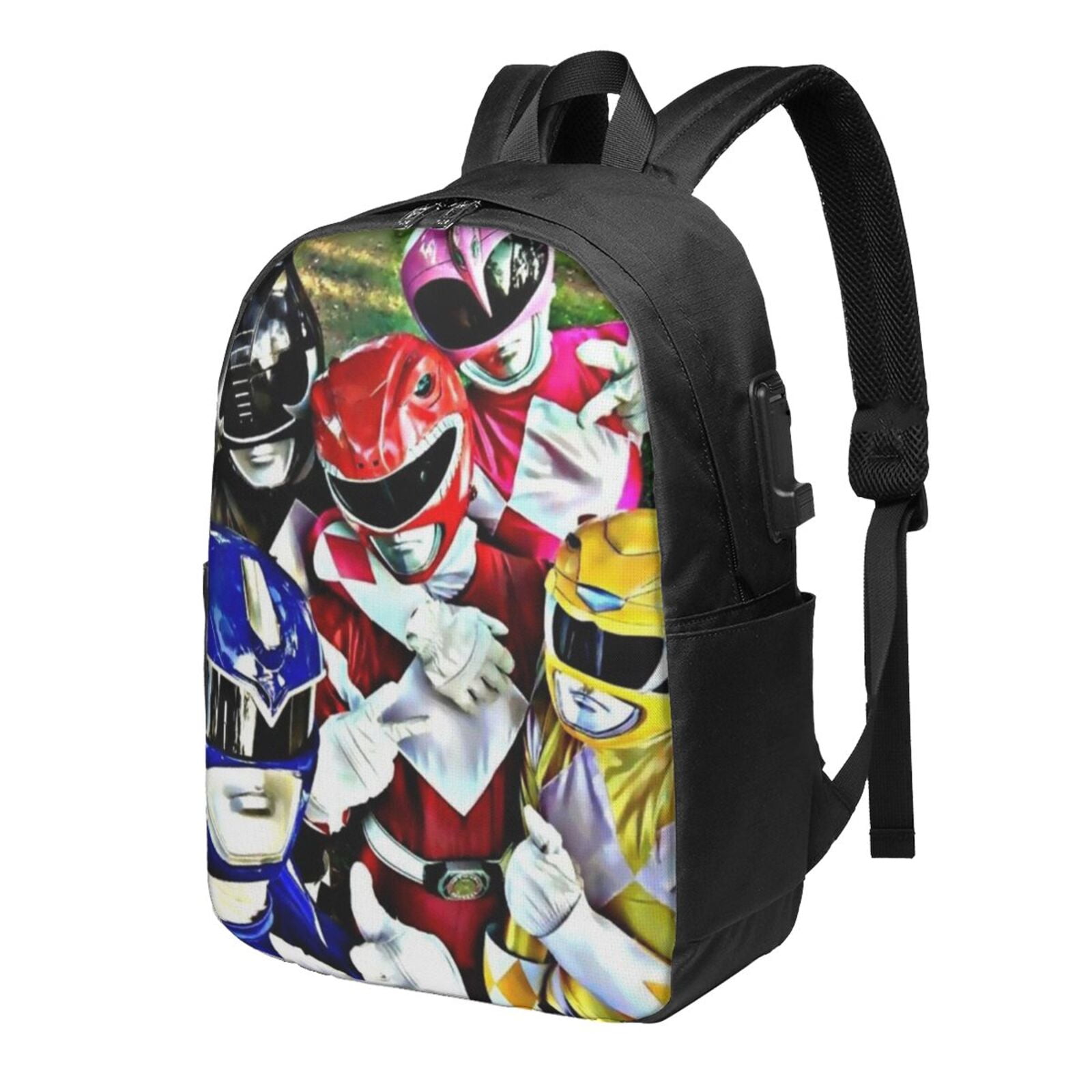 Power Rangers Laptop Backpack With Usb Charging Port 17 Inch Daypack ...