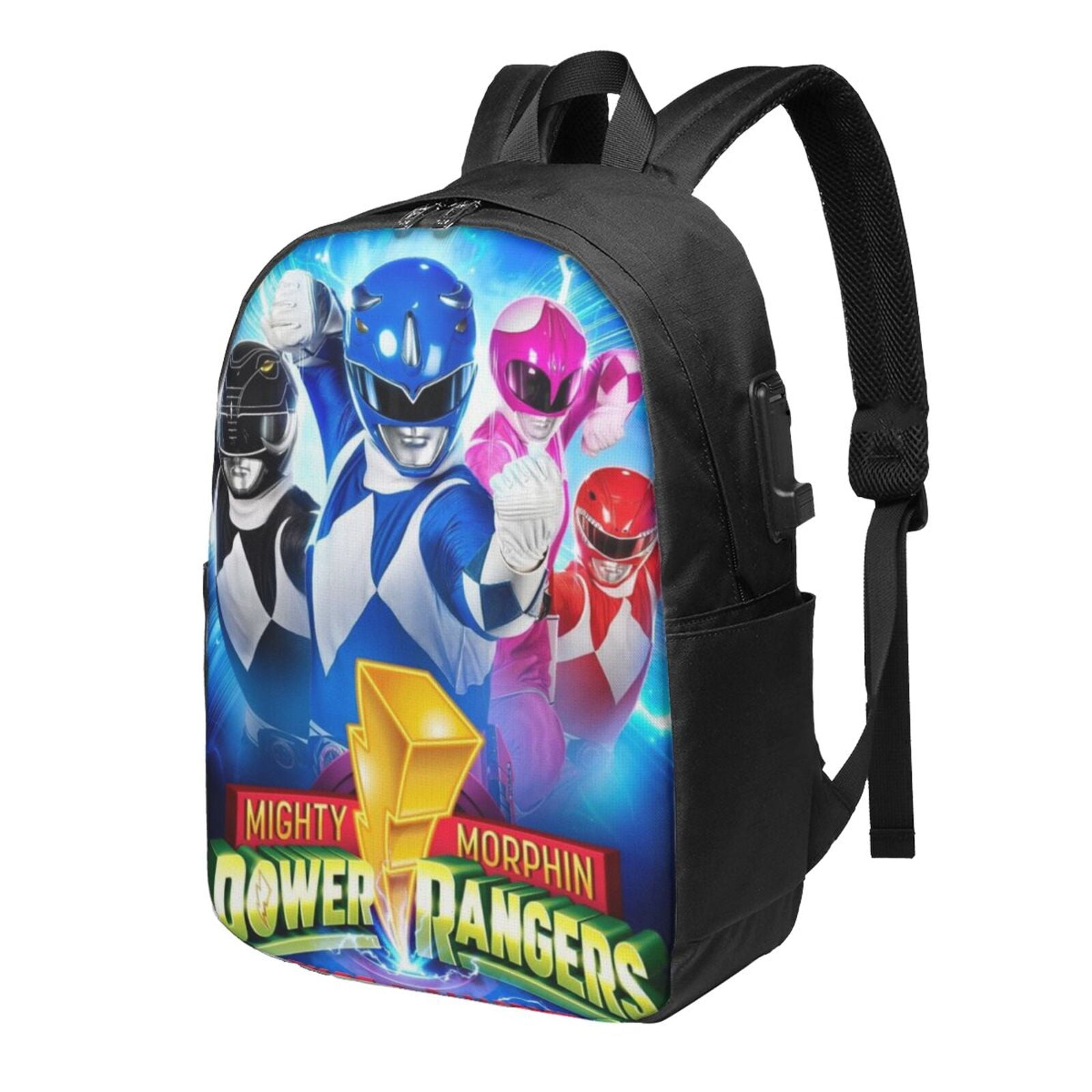 Power Rangers Laptop Backpack With Usb Charging Port 17 Inch Daypack ...