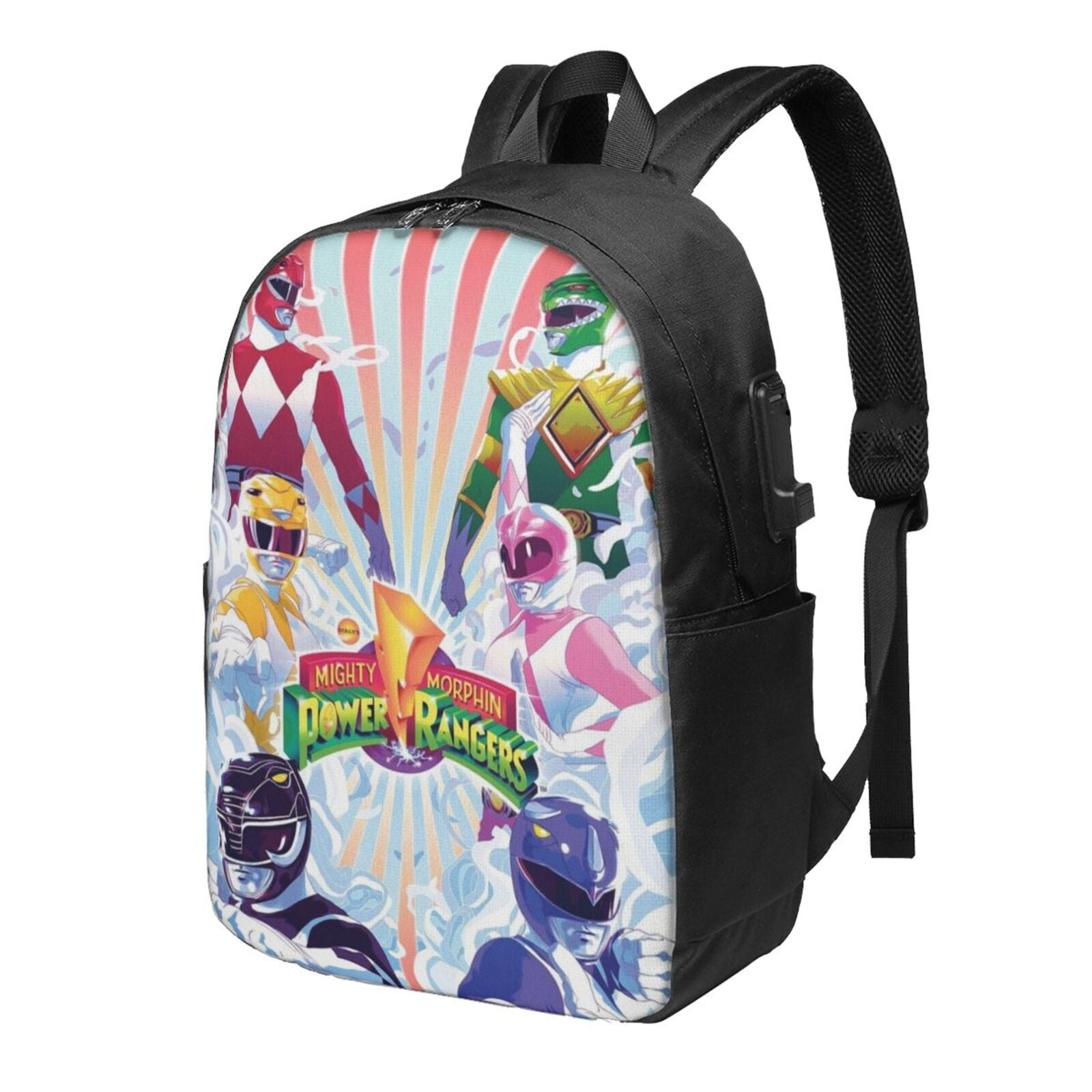 Power Rangers Laptop Backpack With Usb Charging Port 17 Inch Daypack ...