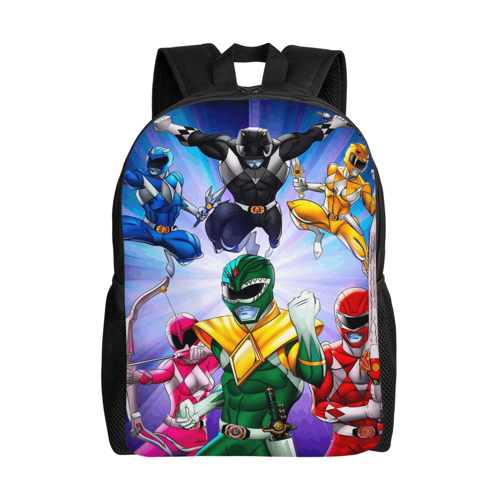 Power Rangers Large Backpack Lightweight Laptop Bag Daypack Bookbag ...